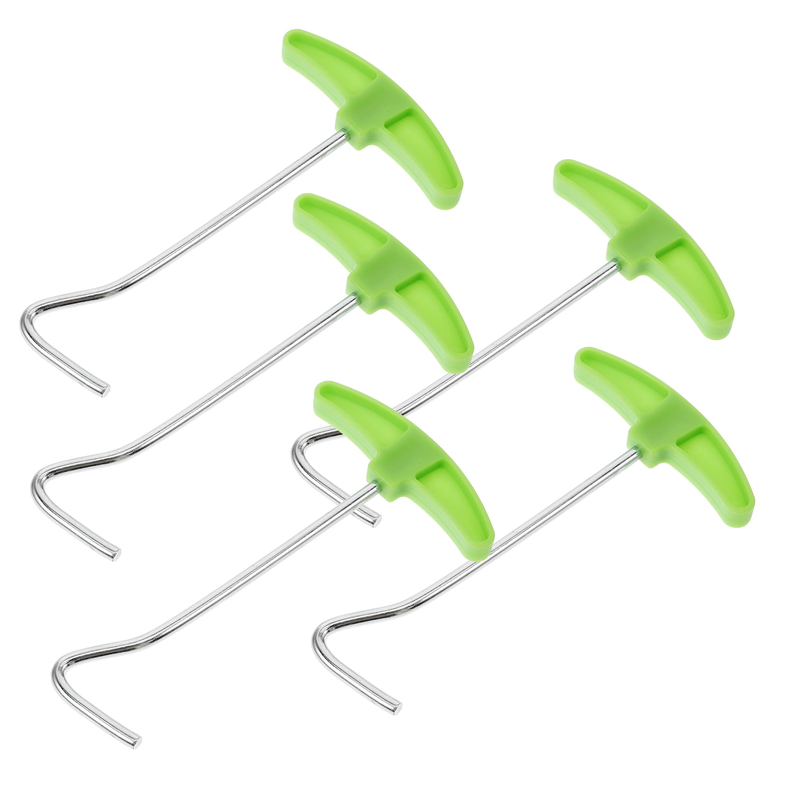 COMPUKAS Stake Puller Tool Tent Stake Puller Green Plastic 5pcs ...