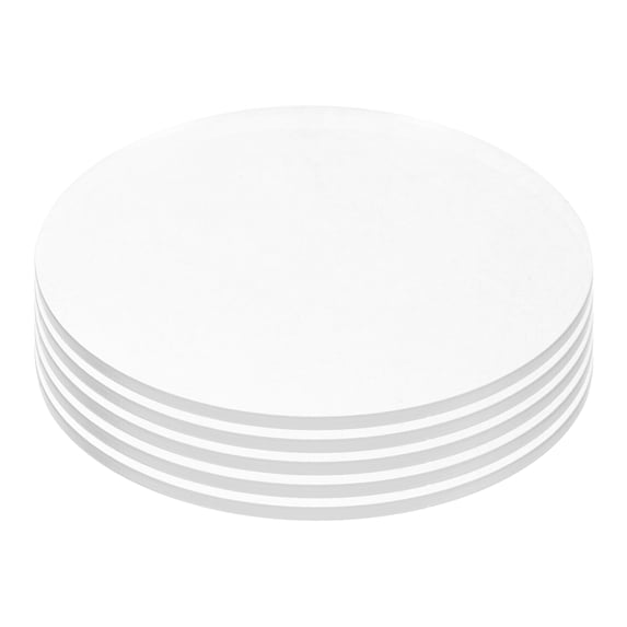 Worgeous 5pcs Clear Circle Acrylic Blanks Acrylic Discs for Painting ...