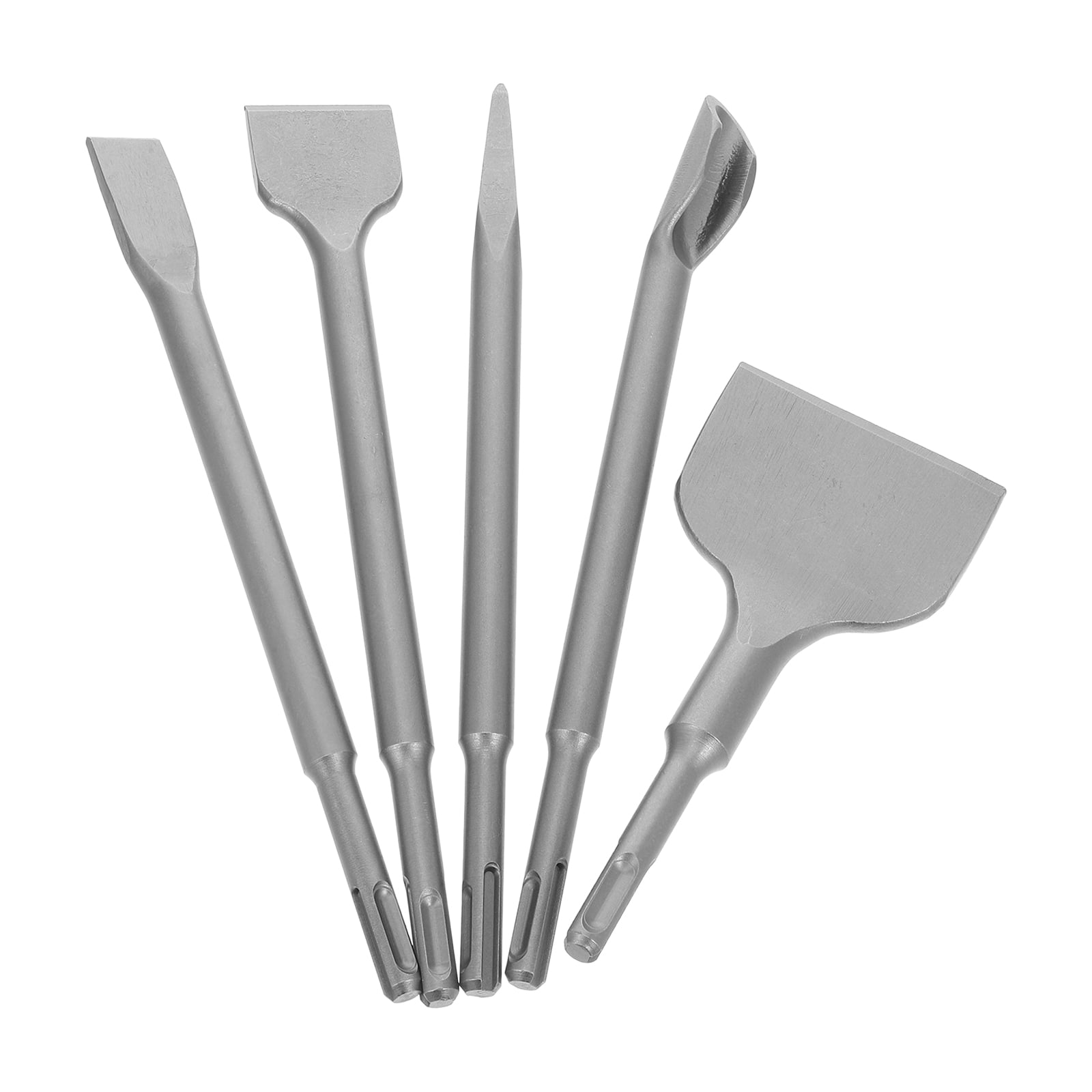 Worgeous 5pcs Concrete Chisel Tile Chisel Wide Flat Pointed U-Shaped ...
