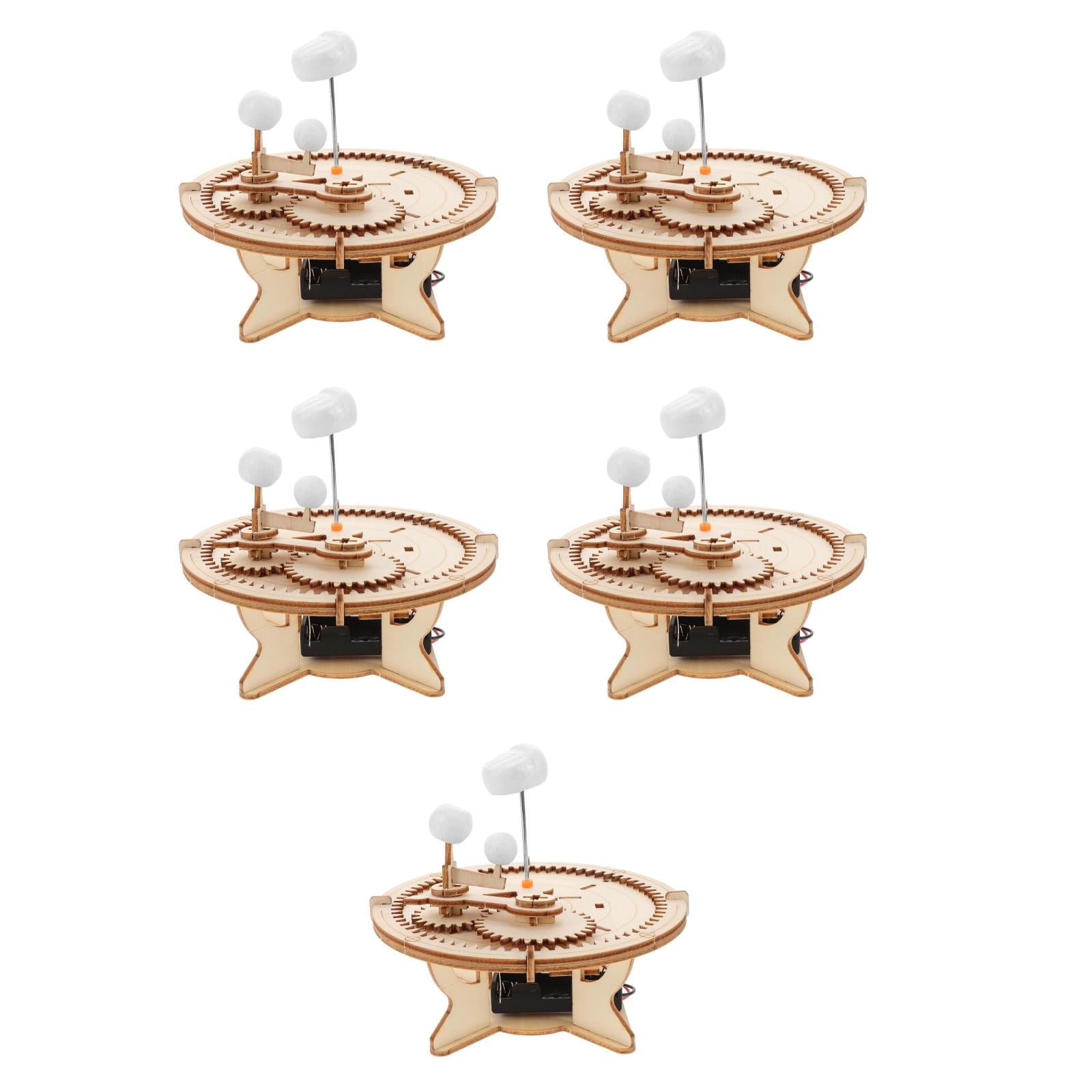 Worgeous 5pcs DIY Solar System Model Kit Kids Wooden Science Toy for ...