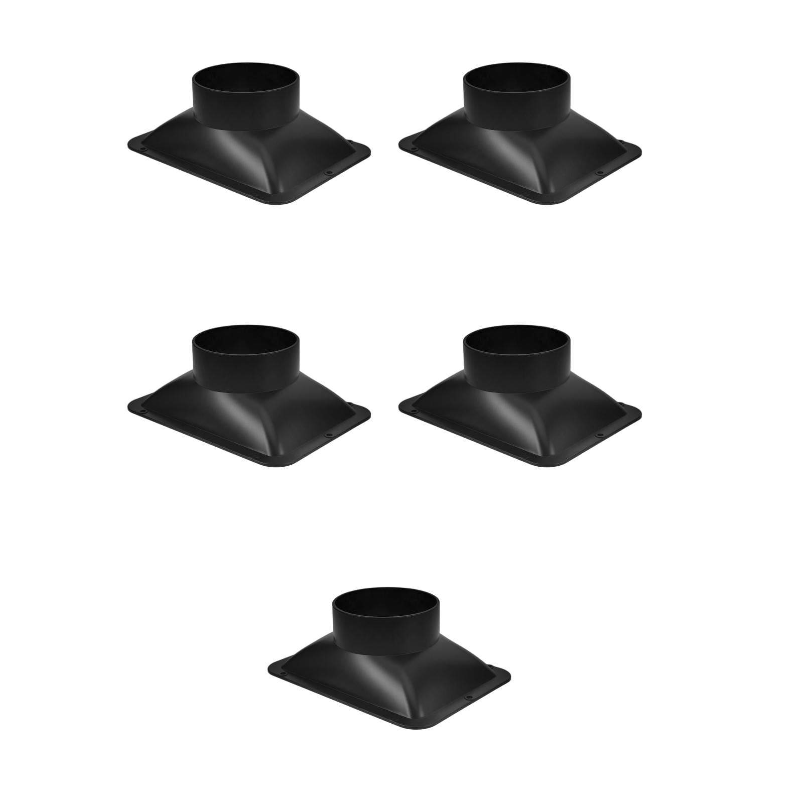 Worgeous 5pcs DIY Ventilation Interface for Range Hood Square Bottom ...