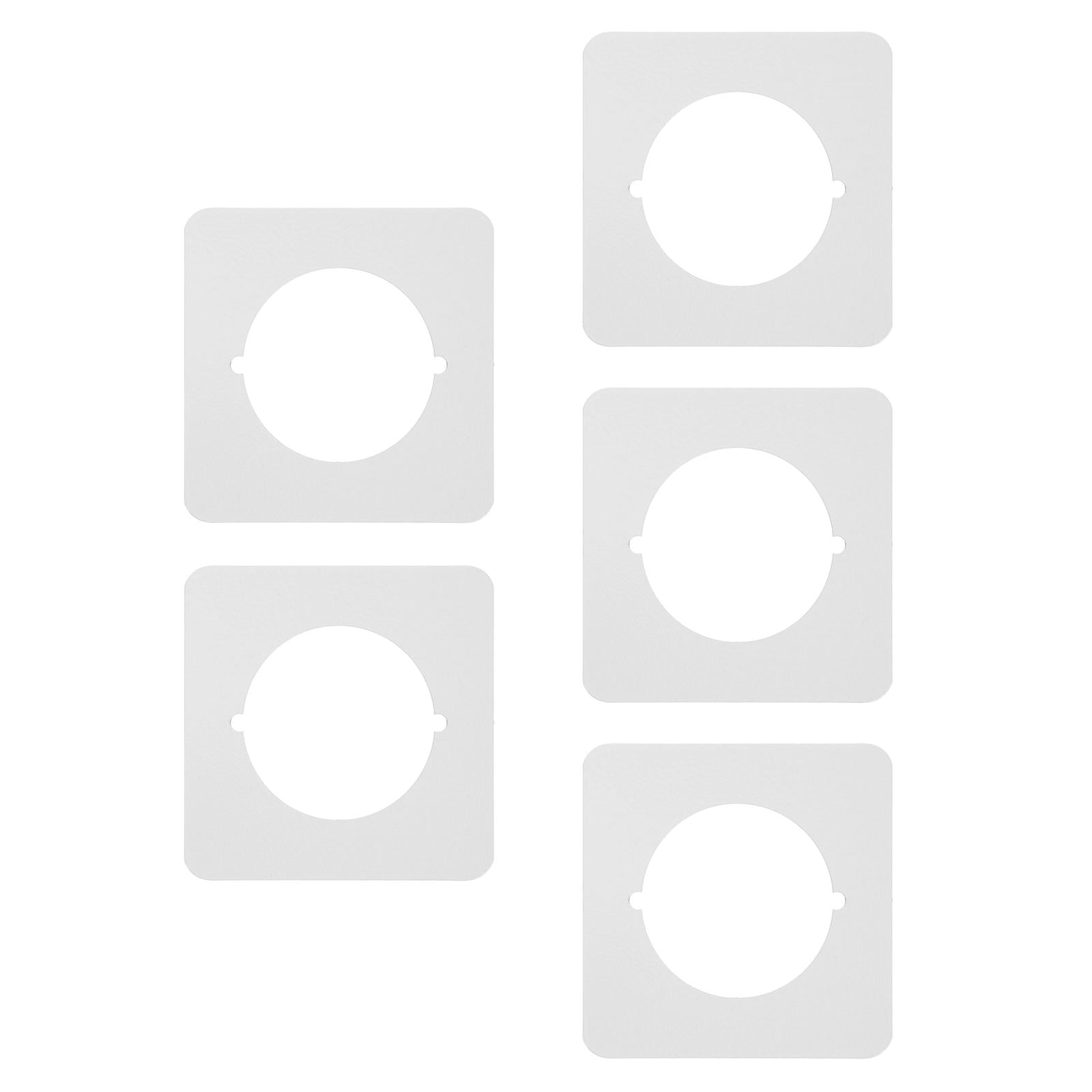 Worgeous 5pcs Door Knob Reinforcement Plates Stainless Steel Door ...