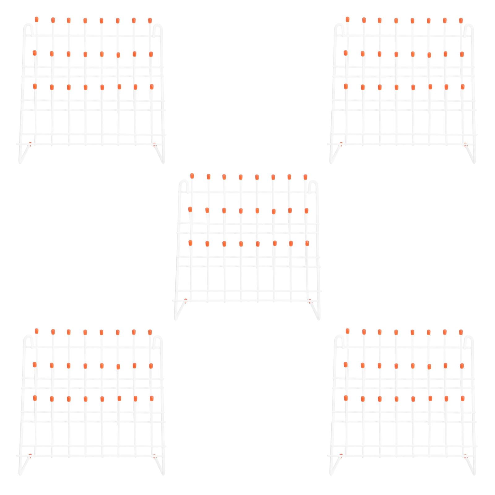Worgeous 5pcs Drying Rack for Dripping Water Rack Test Tube Peg Rack ...
