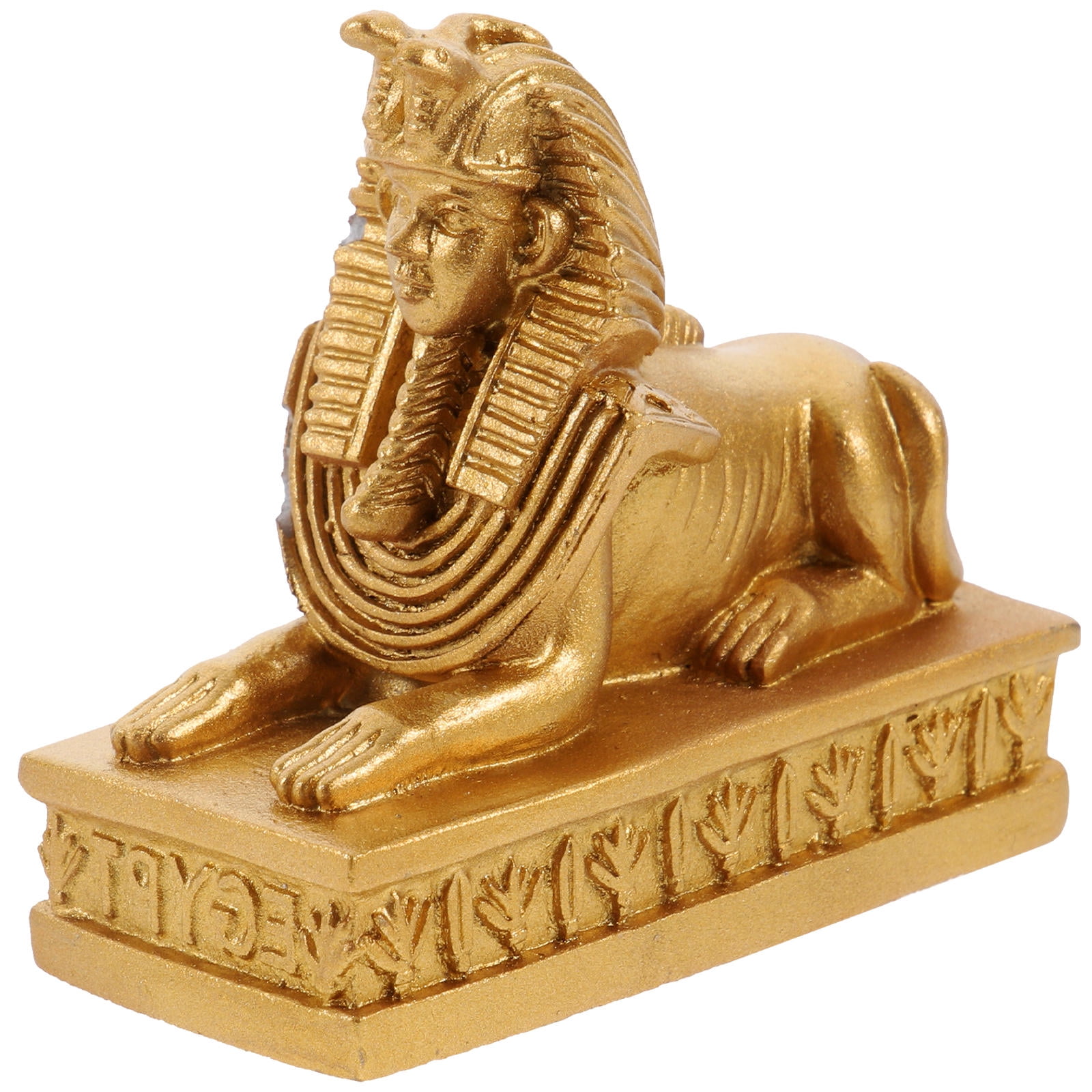 Worgeous 5pcs Egyptian Resin Sphinx Statue Sphinx Sculpture Vintage Aquarium Sphinx Ornament ...