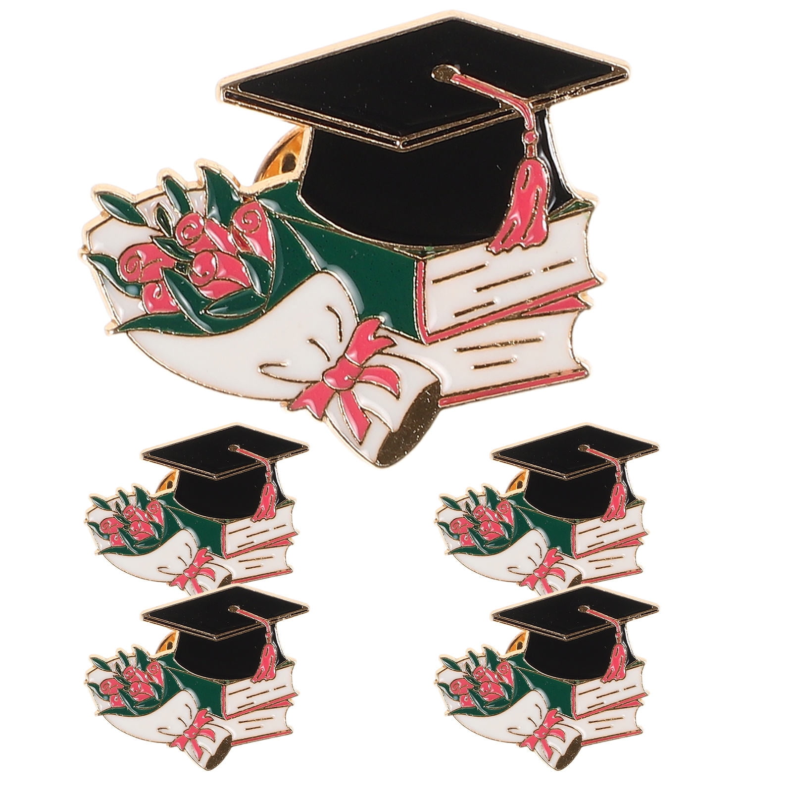 Worgeous 5pcs Elegant Graduation Hat Pin Metal Brooch for Graduation ...