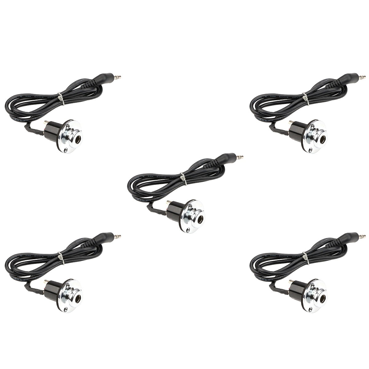 Worgeous 5pcs End Pin Jack 6.35mm Female End Pin Socket To 3.5mm Male ...