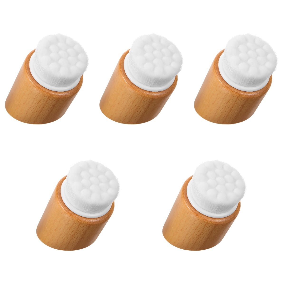Worgeous 5pcs Face Cleaning Brush Facial Scrubber Facial Cleansing ...