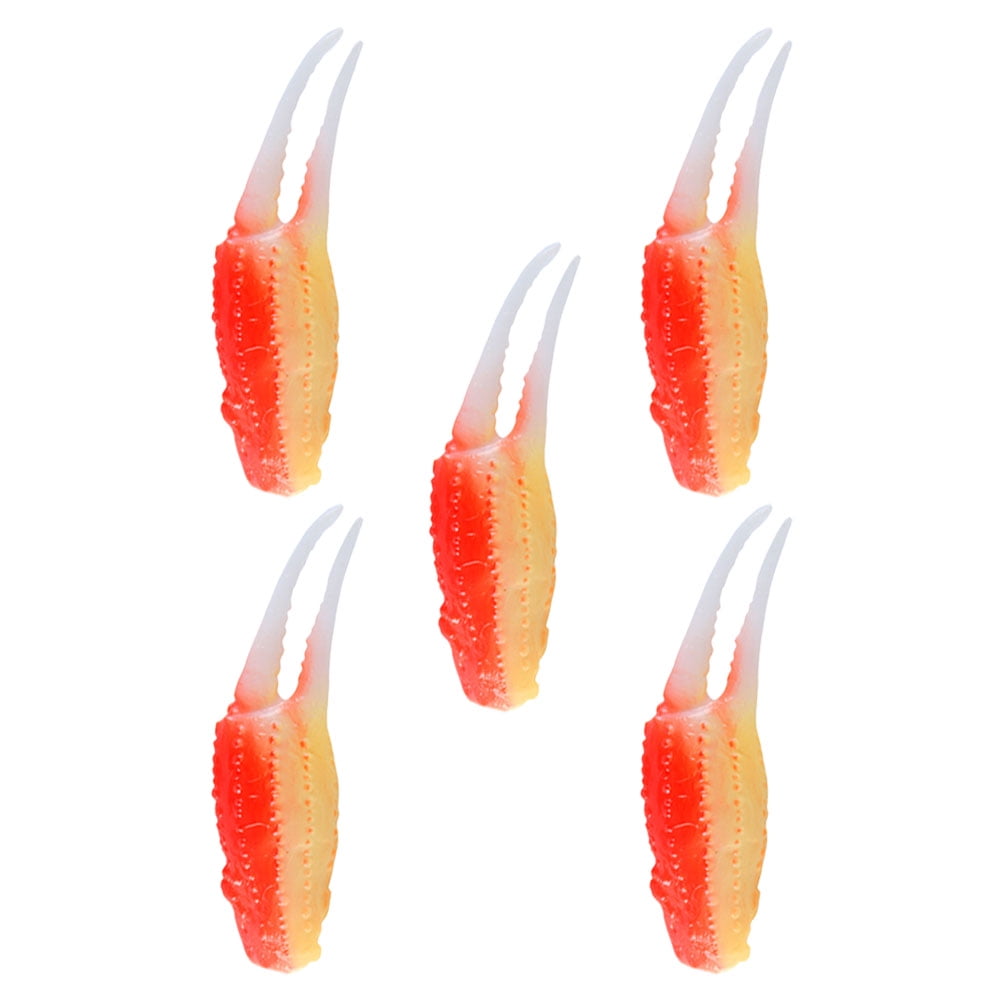 Worgeous 5pcs Fake Food Models Crab Claw Kitchen Food Ornament ...