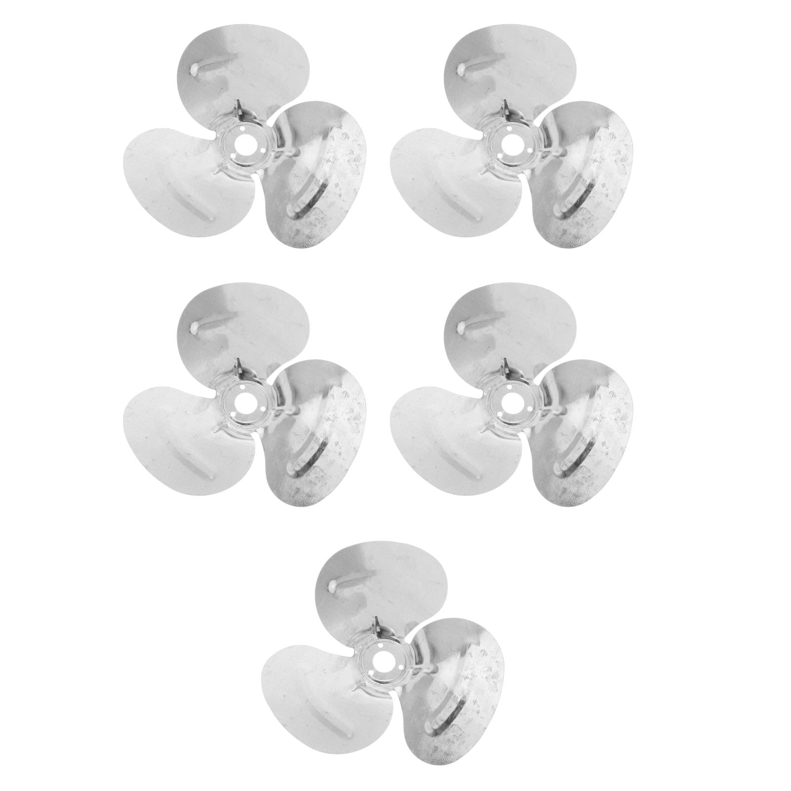 Worgeous 5pcs Fan Blades Galvanized Iron 6 Inch Fan Blades Universal ...