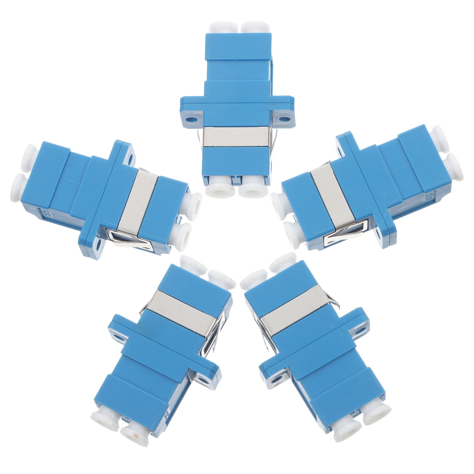 Worgeous 5pcs Fiber Coupler Kit LC to LC Connectors Fiber Adapter for ...