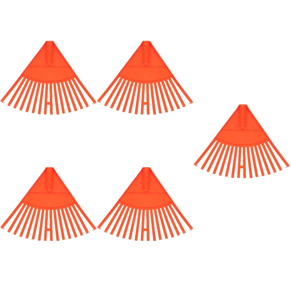 Worgeous 5pcs Garden Rake Portable Leaf Rake Gardening Tool Garden Rake ...