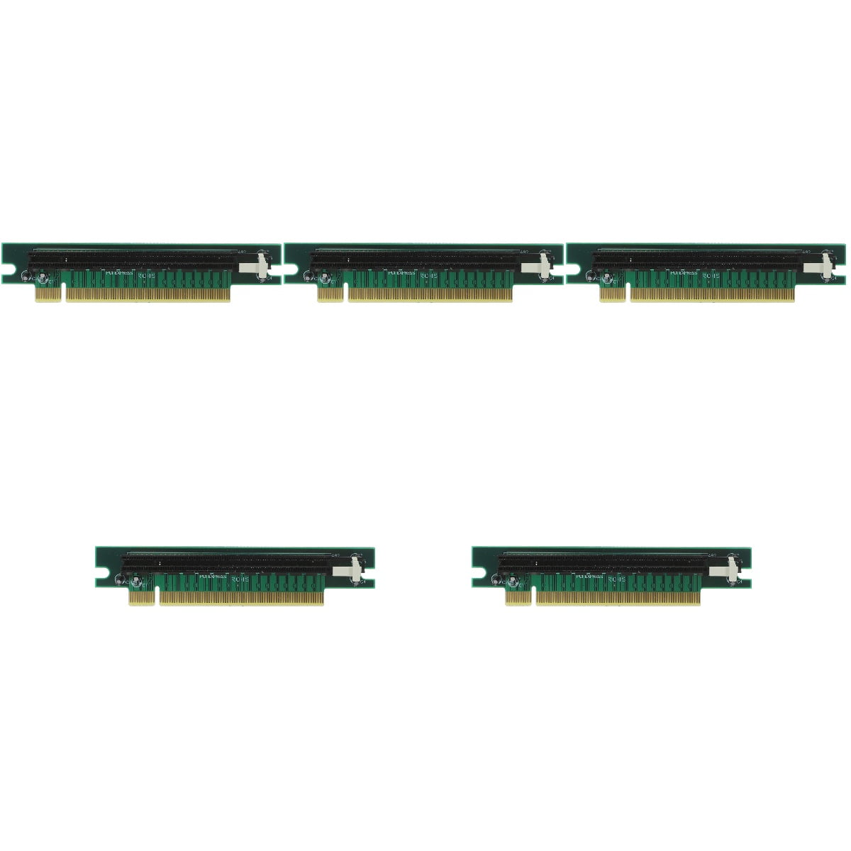 Worgeous 5pcs Gpu Riser Adapter Card 90 Degree Pci Express Extension ...