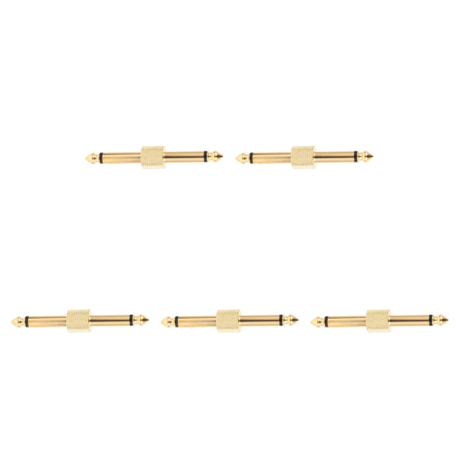 Worgeous 5pcs Guitar Pedal Board Connectors Straight Type Coupler For ...