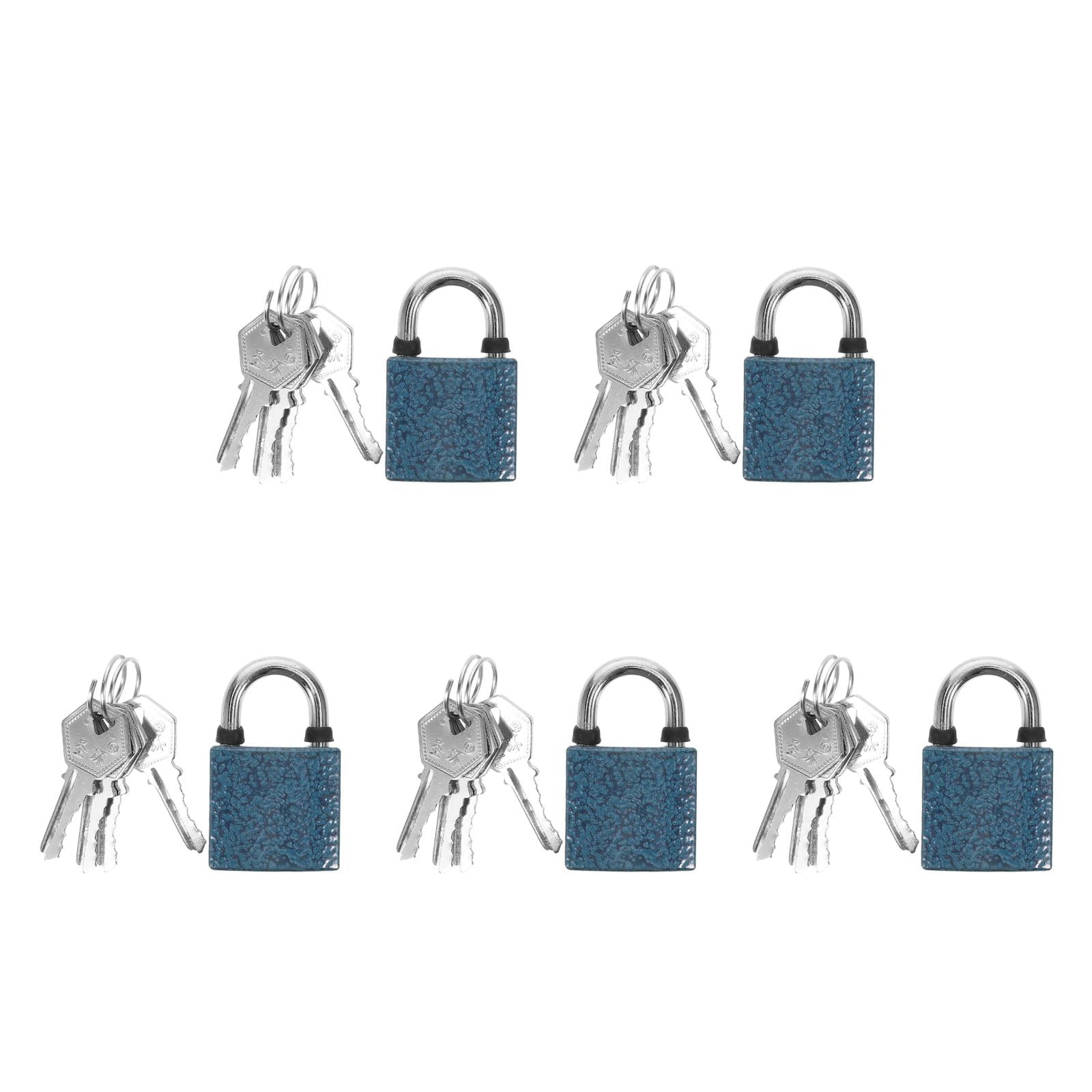 Worgeous 5pcs Heavy Duty Keyed Alike Padlocks for Sheds Weatherproof ...