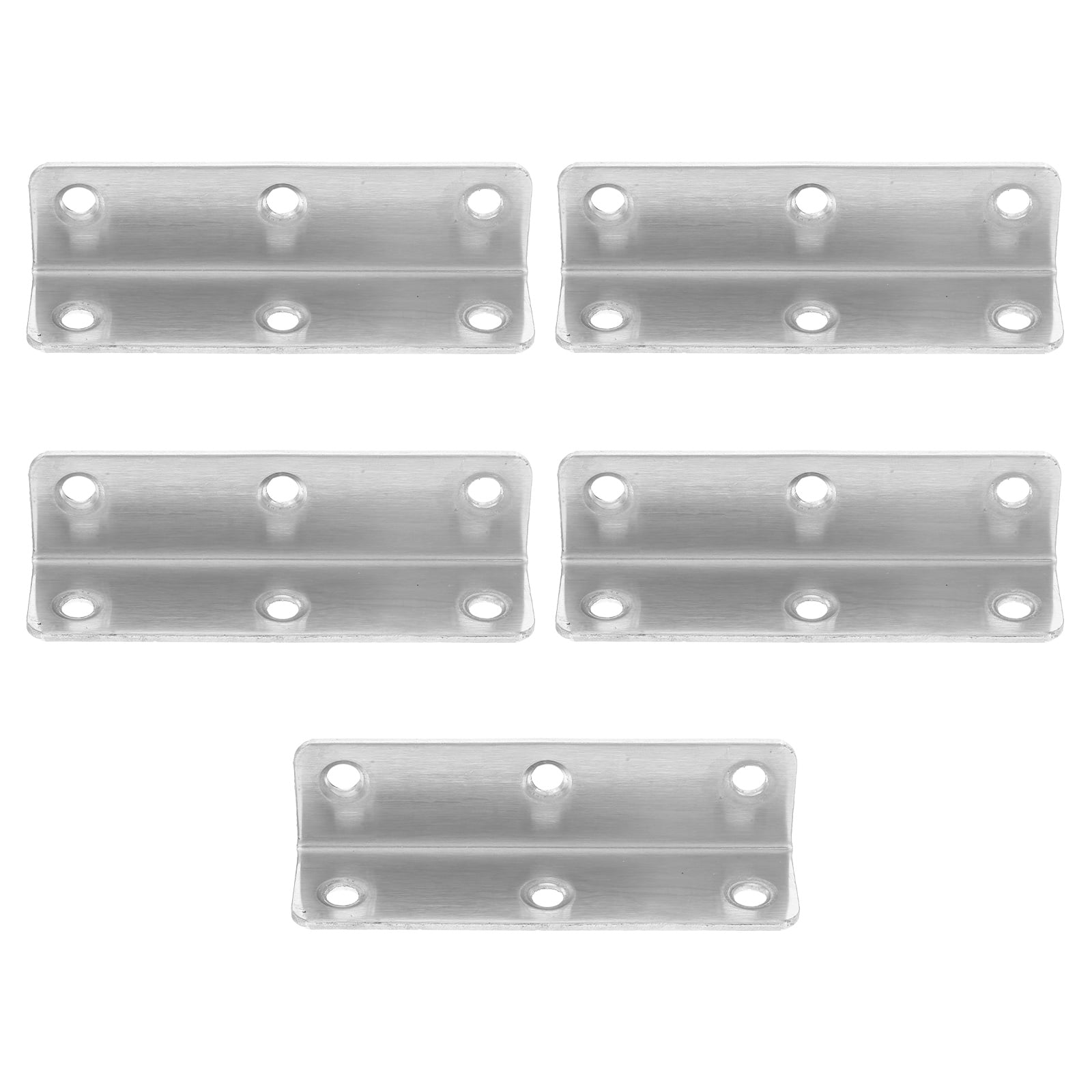 Worgeous 5pcs Stainless Steel Corner Bracket Heavy Duty 90 Degree L ...