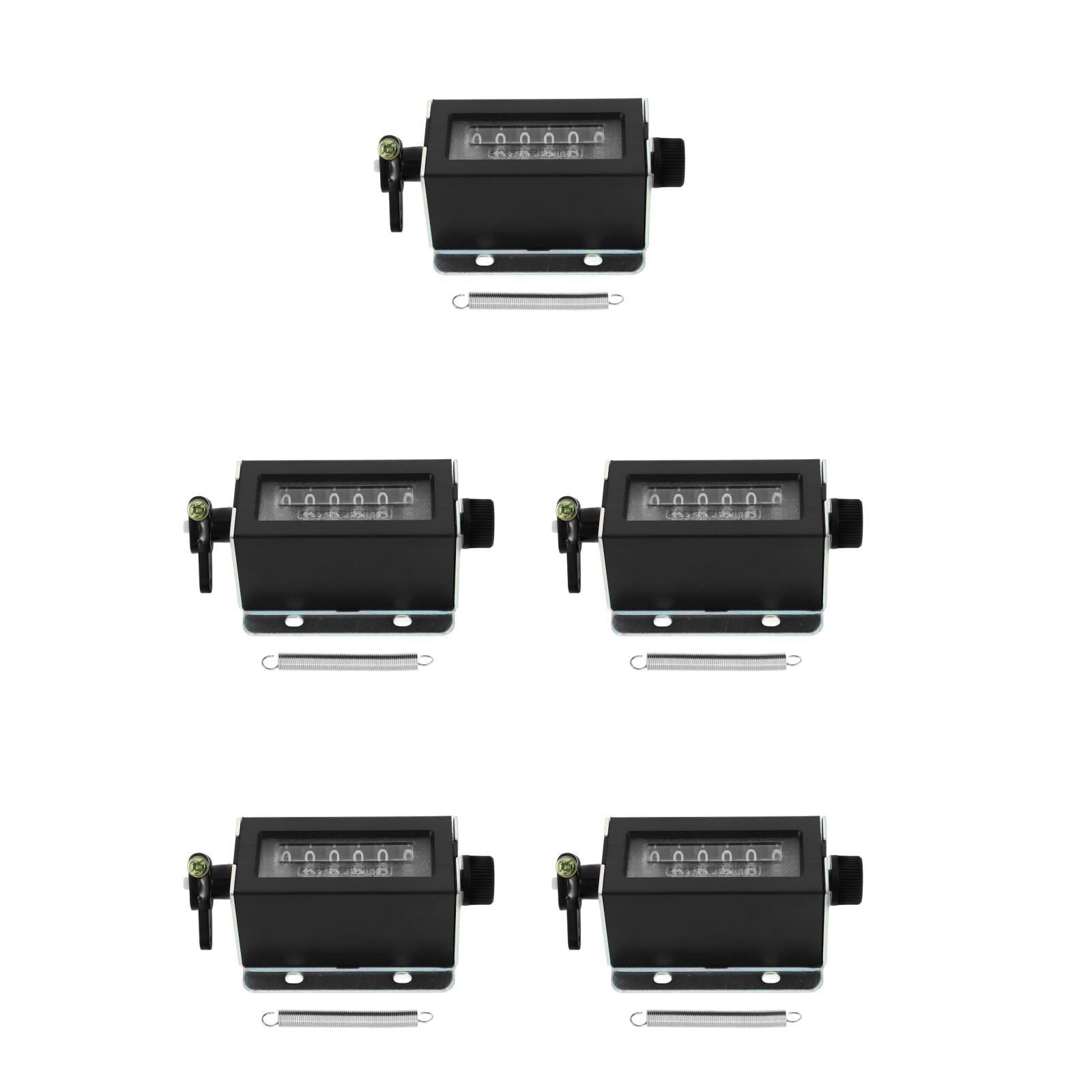 Worgeous 5pcs Industrial Manual Mechanical Counter Clicker Handheld ...