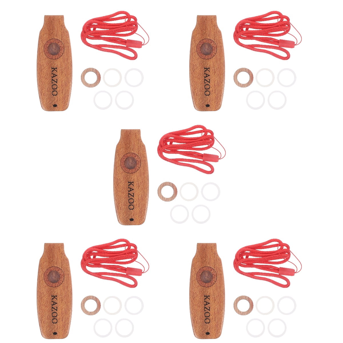Worgeous 5pcs Kazoo Instrument Portable Guitar Partner Starter Musical ...
