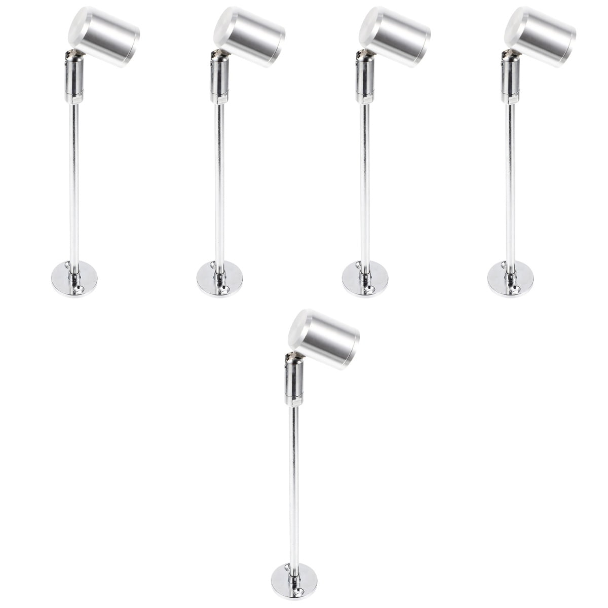 Worgeous 5pcs LED Spotlight Cabinet Spotlight Standing Spotlight for ...
