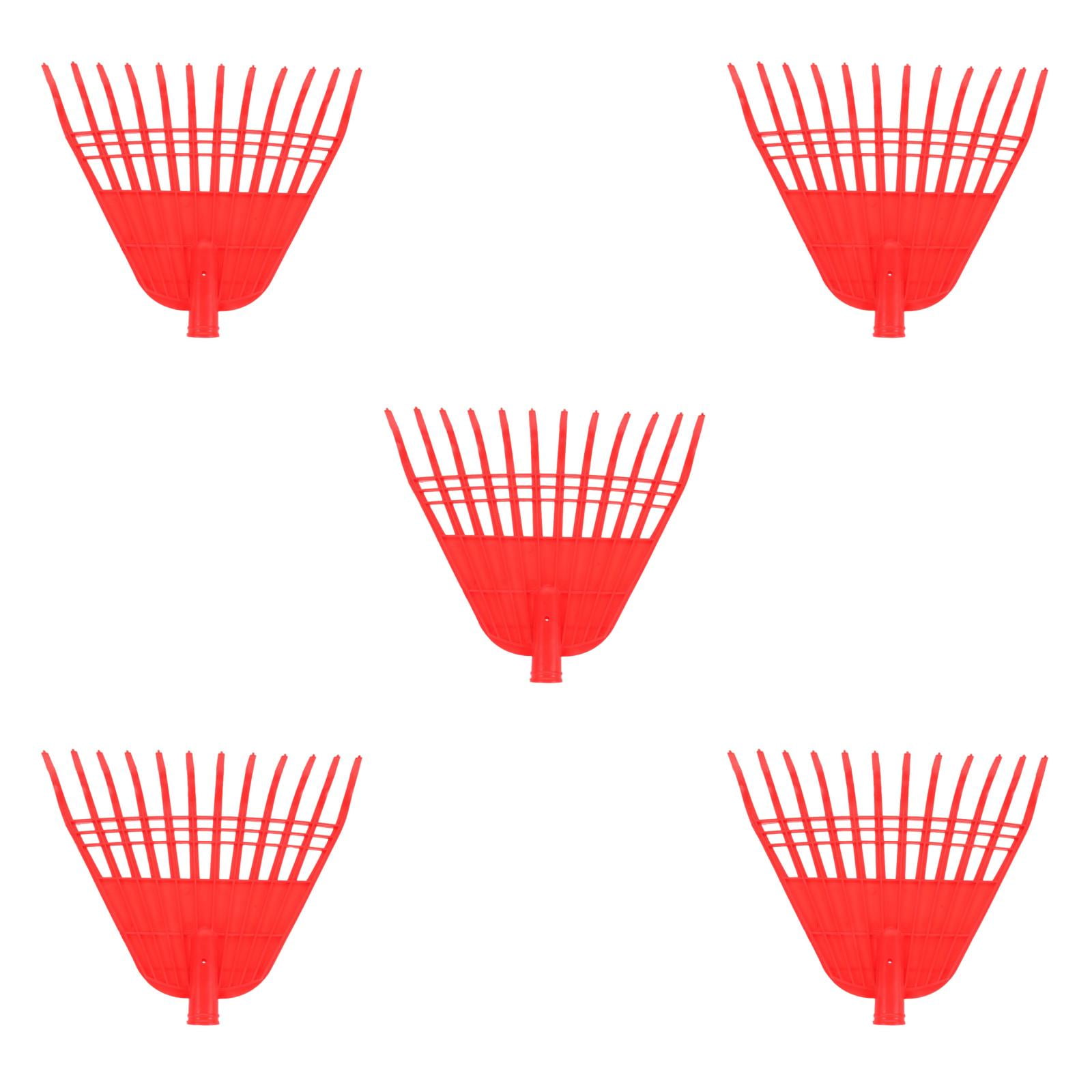 Worgeous 5pcs Leaf Rake Garden Rake Collapsible Rake Head Replacement ...
