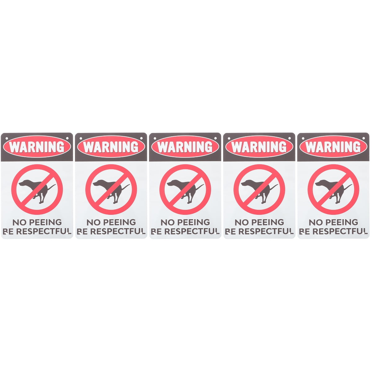 Worgeous 5pcs No Peeing Sign Yard Warning Sign No Dog Pee Sign Please ...