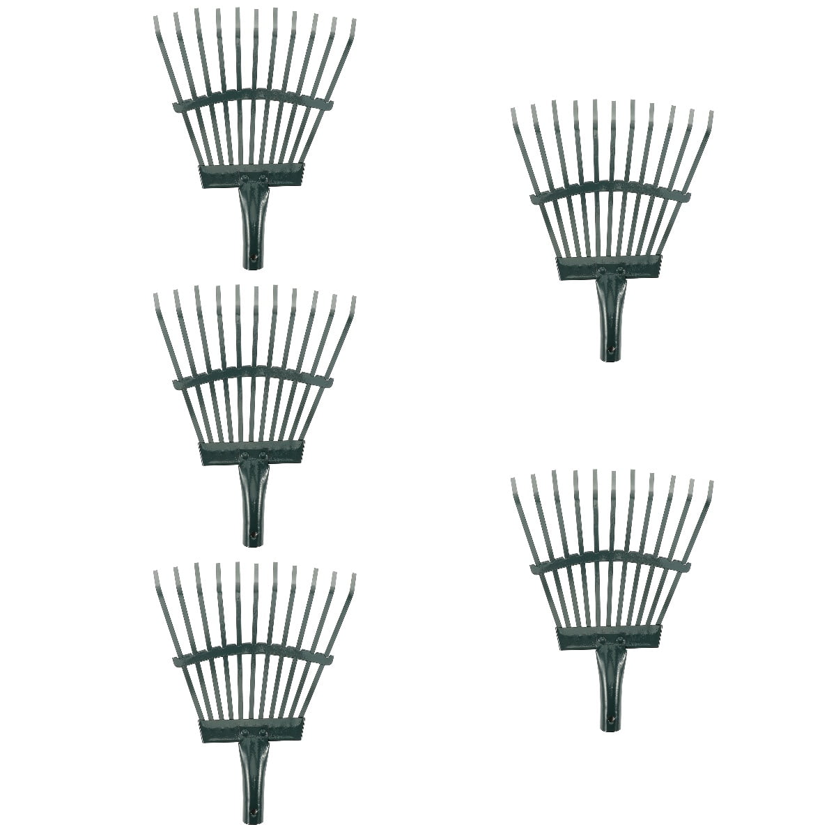 Worgeous 5pcs Outdoor Hand Shrub Rake Garden Rake Tool Garden Cleaning ...