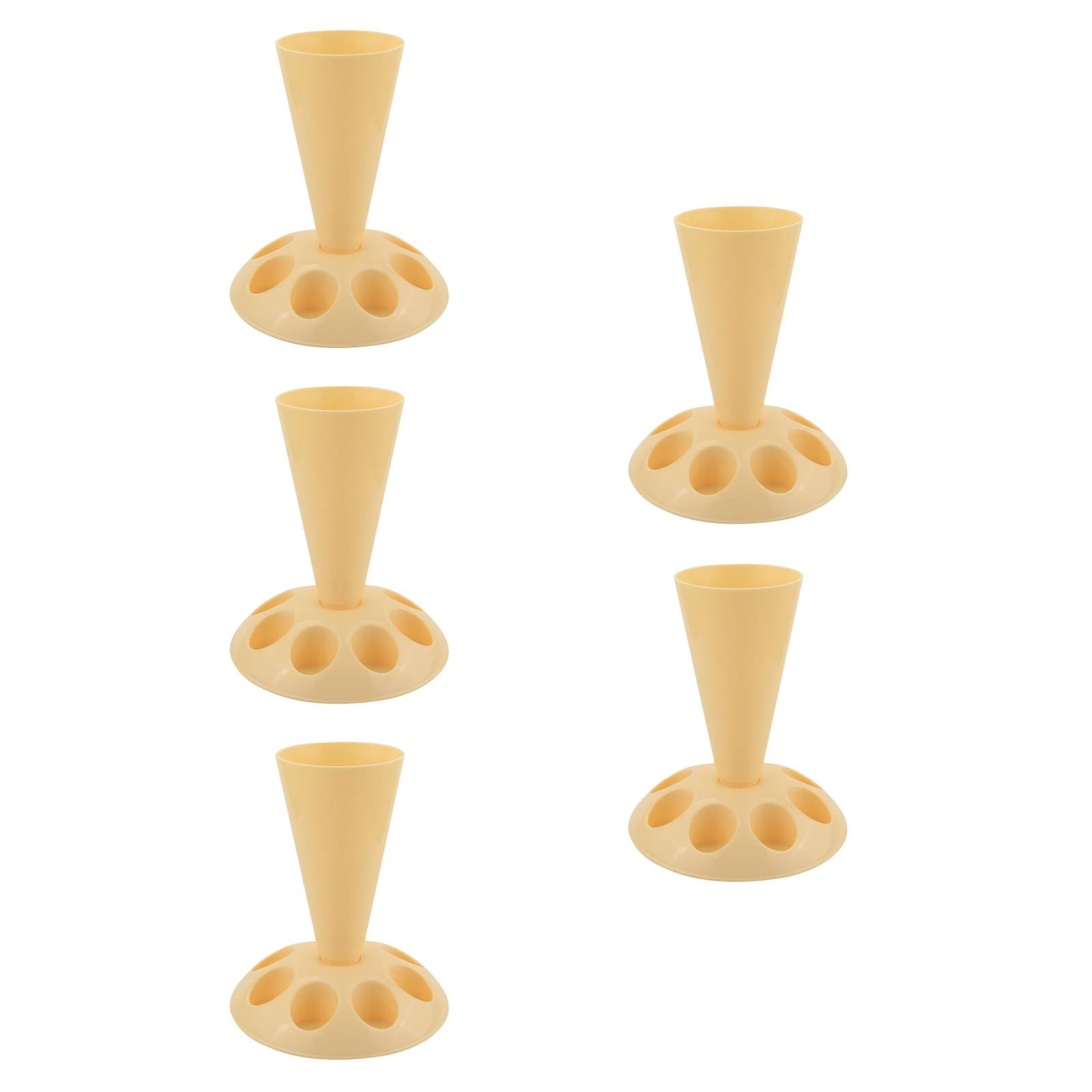 Worgeous 5pcs Piping Tips Set with Bag Holder Stand for Filling Cake ...