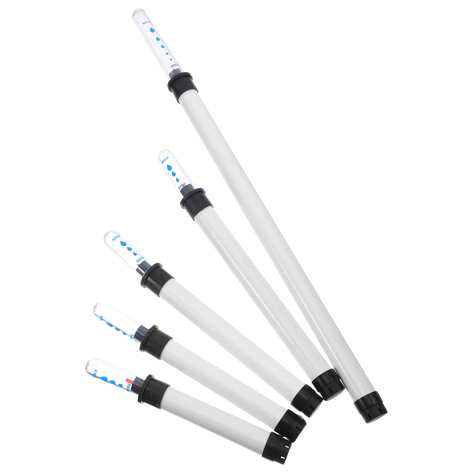 Worgeous 5pcs Plastic Water Level Meter With Float Scale Visible Window ...