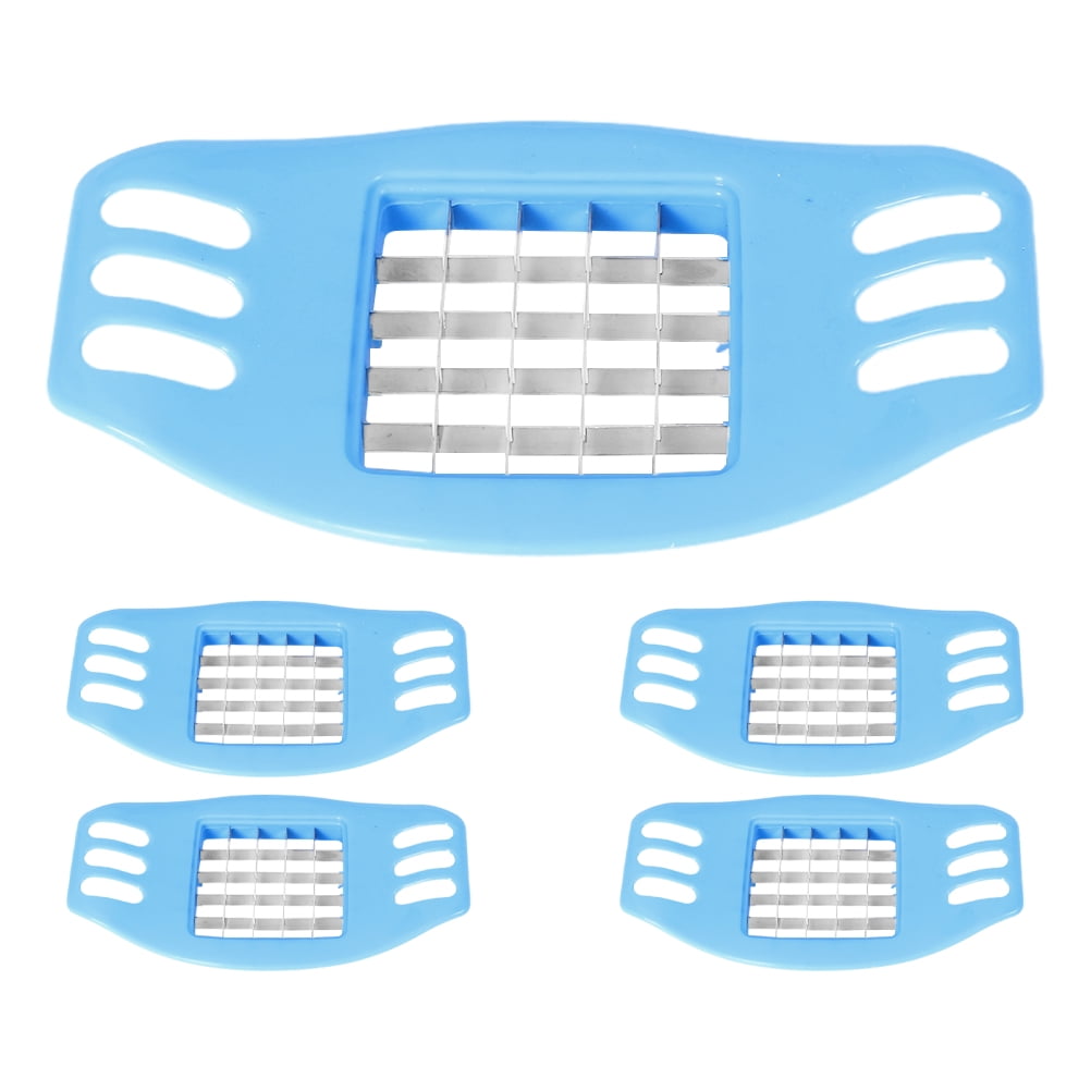 Worgeous 5pcs Potato Chipper Cutter Manual Vegetable Slicer For French ...