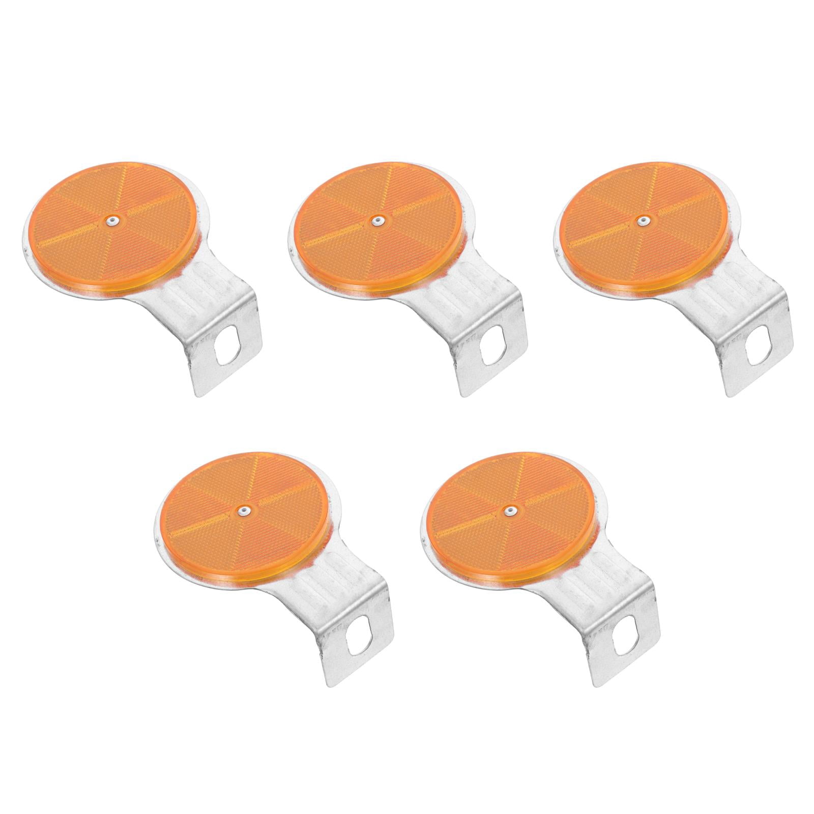 WHAMVOX Roadside Round Reflector Abs For Traffic Warnings 5Pcs 6.09X4 ...