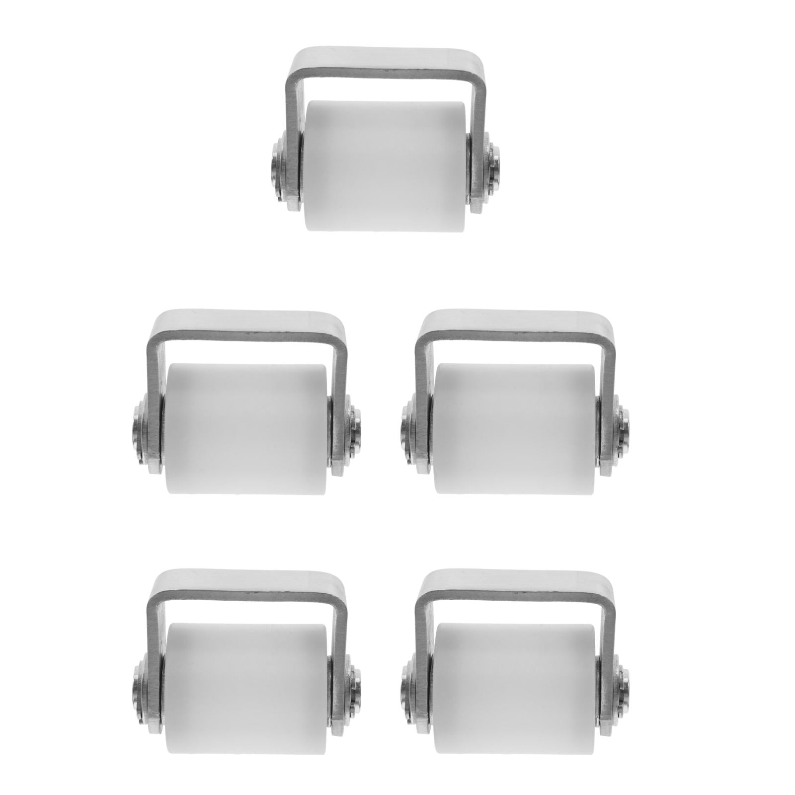 Worgeous 5pcs Sliding Door Rollers With Stainless Steel Bracket Nylon ...