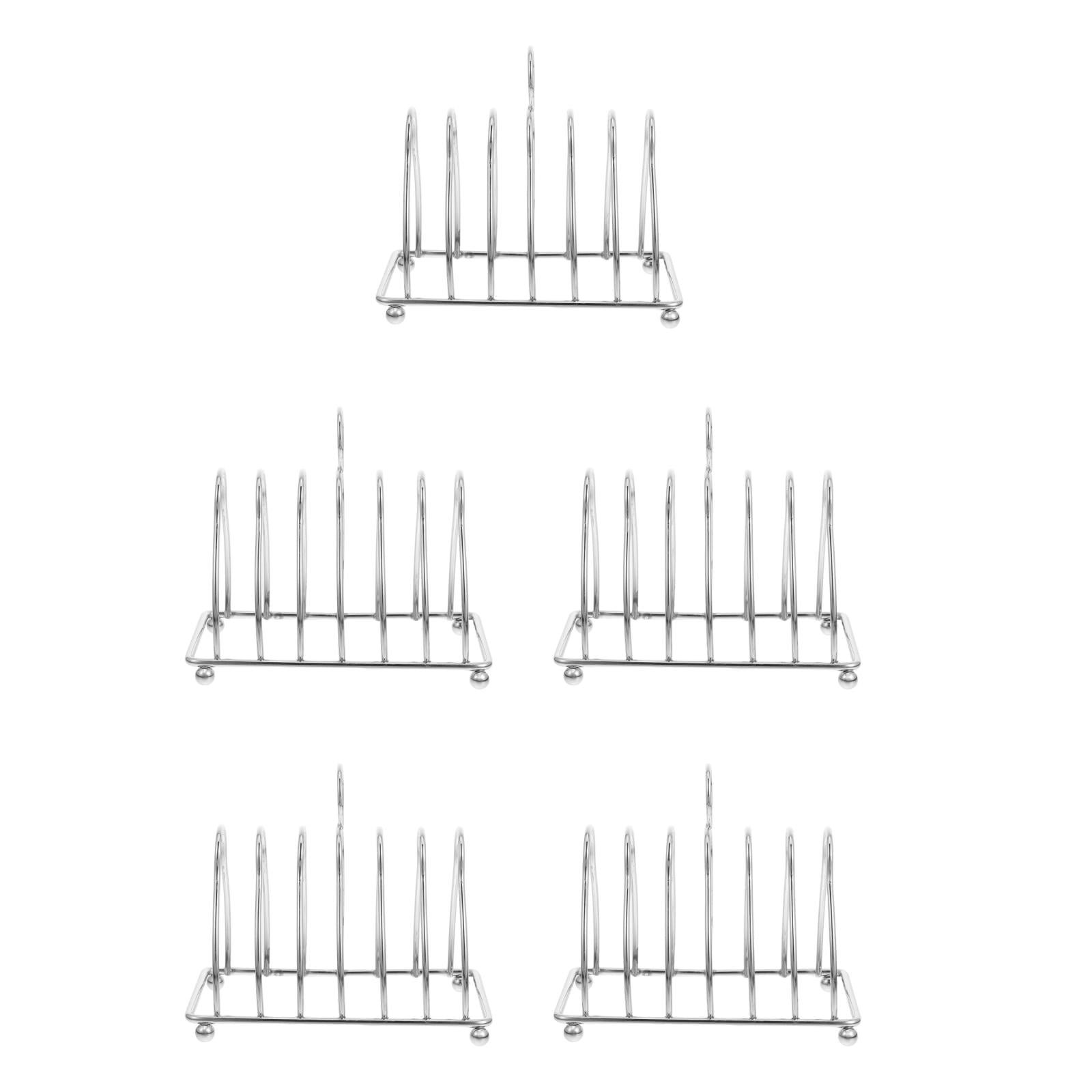WHAMVOX WORGEOUS 5pcs Stainless Steel Toast Stand Set for Daily Use ...