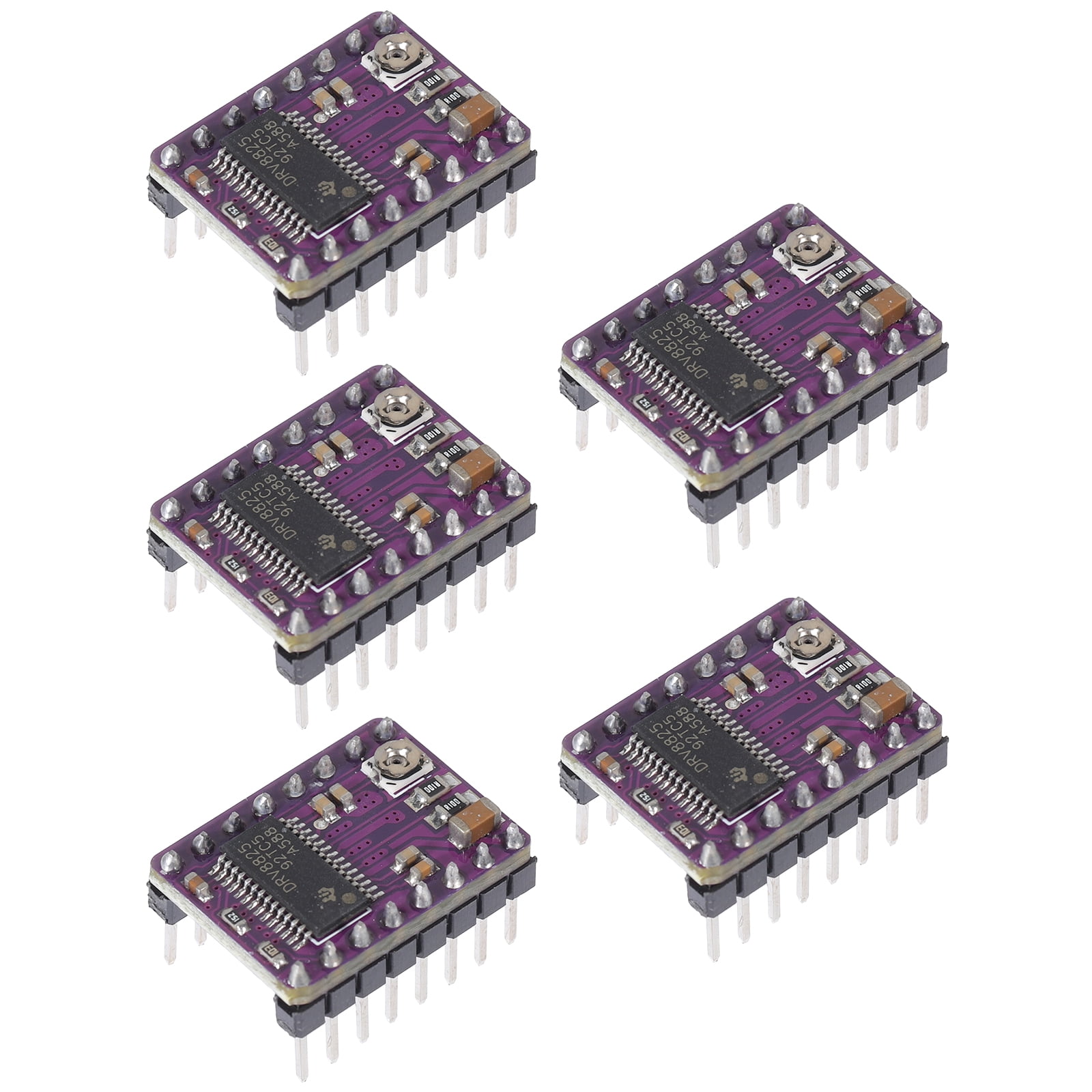 Worgeous 5pcs Stepper Motors Driver Module Heat Sink 3D Printer ...