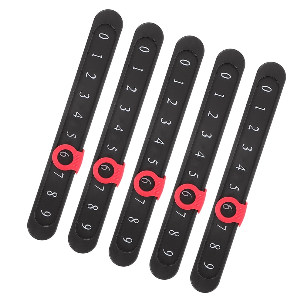 Worgeous 5pcs Tabletop Score Counter Plastic Score Tracker Portable ...