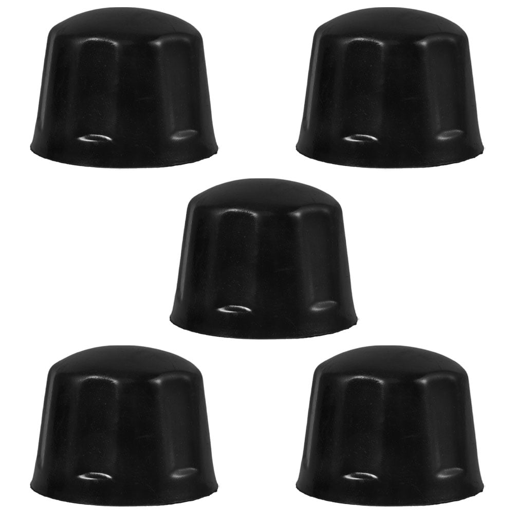 Worgeous 5pcs Trailer Wheel Cap Rubber Rims Cover Caps Rubber Grease ...