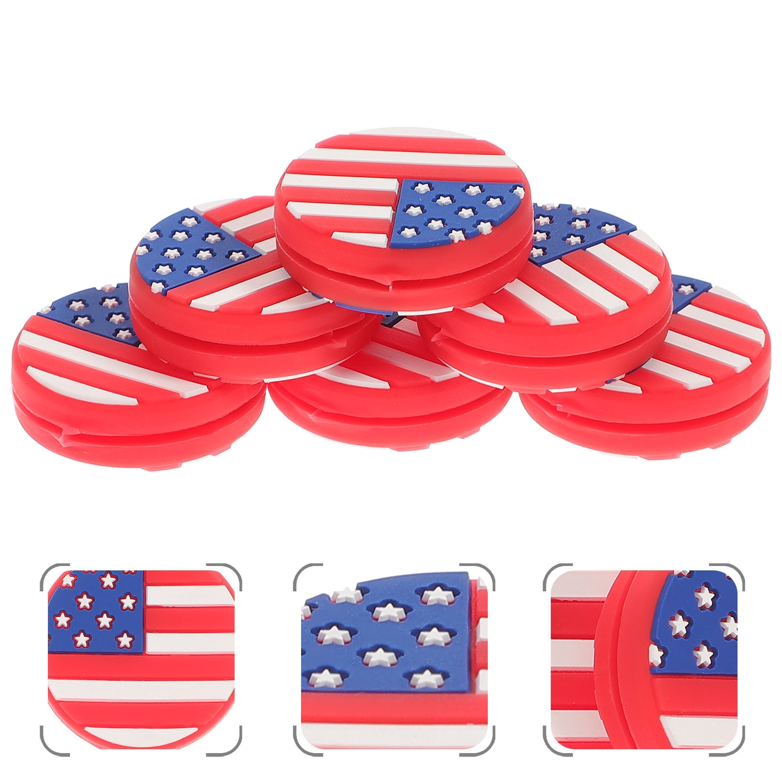Worgeous 6 PCS Tennis Racquet Protector Racket Vibration Absorbers ...