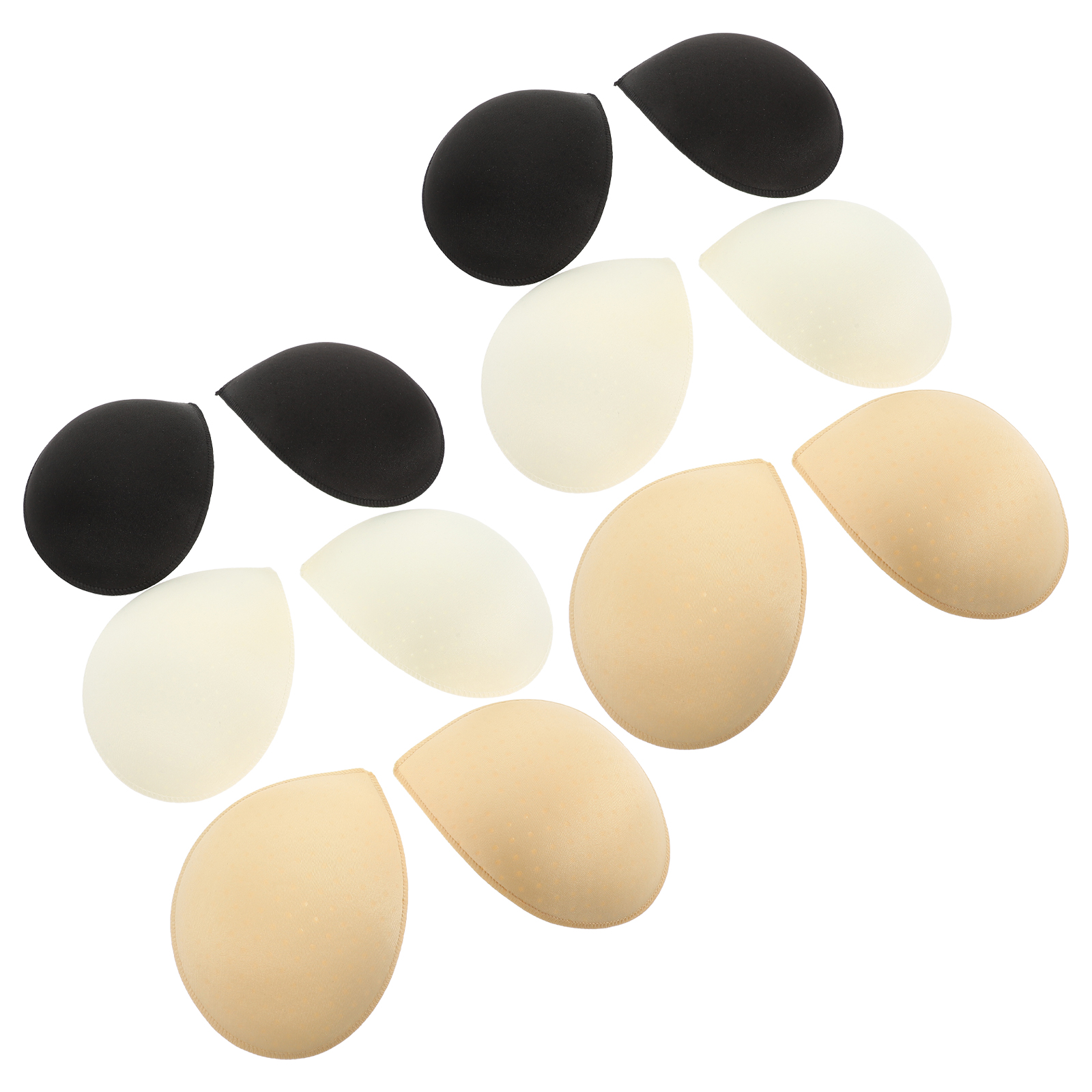 Worgeous 6 Pairs Bathing Suit Push up Inserts All Day Comfort Bra Pads ...