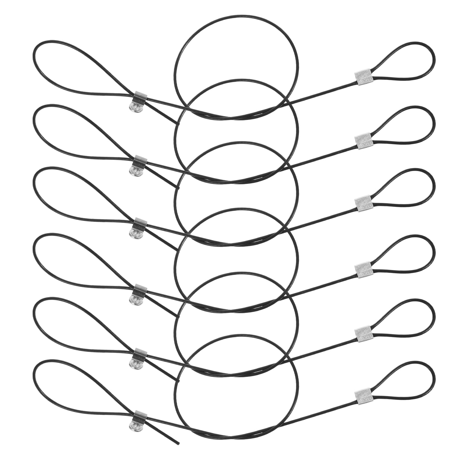 Worgeous 6 Pcs Anti-fall Lighting Tarps Hanger Cable Tuners Bungee Cord ...