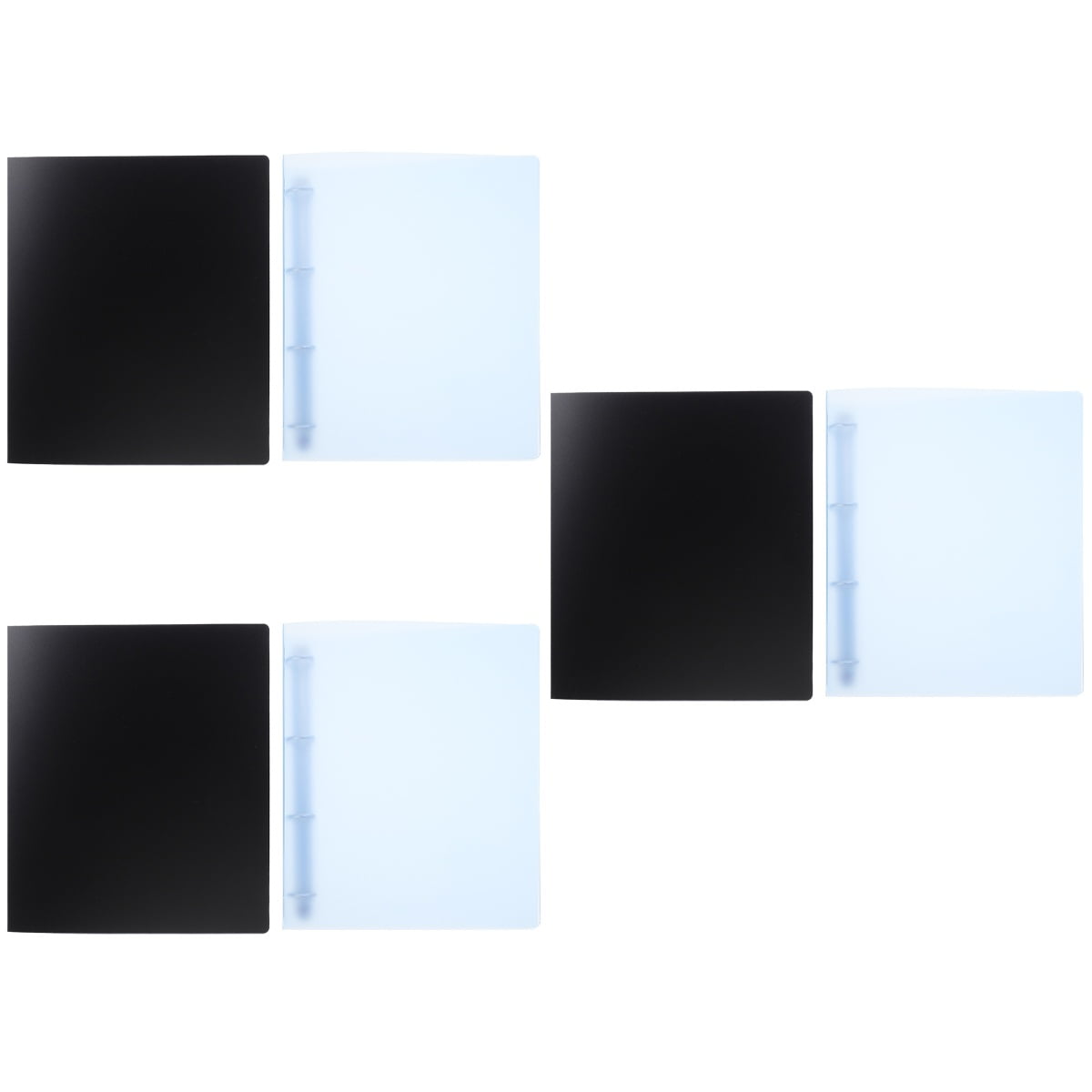 Worgeous 6 Pcs Blinder File Folder A4 File Folder Plastic Paper Folder ...