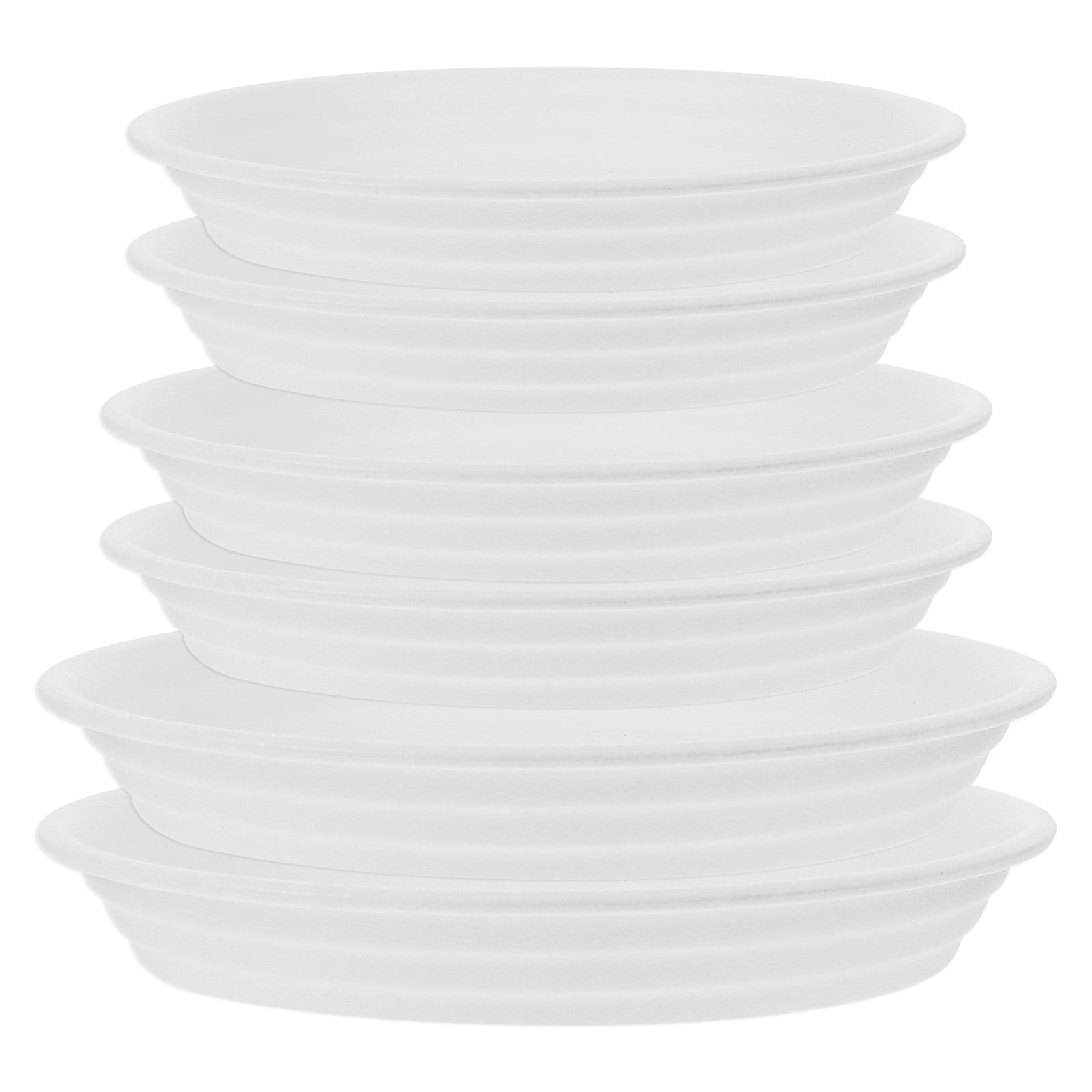 Worgeous 6 Pcs Flower Pot Base Plant Pots Planter Holes Orchid Can ...