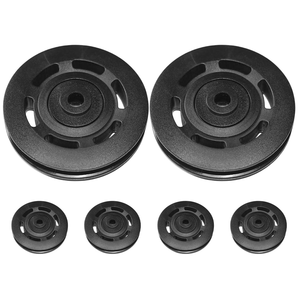 Worgeous 6 Pcs Gym Cable Pulley Wheel Universal Bearing Pulley Wheel ...
