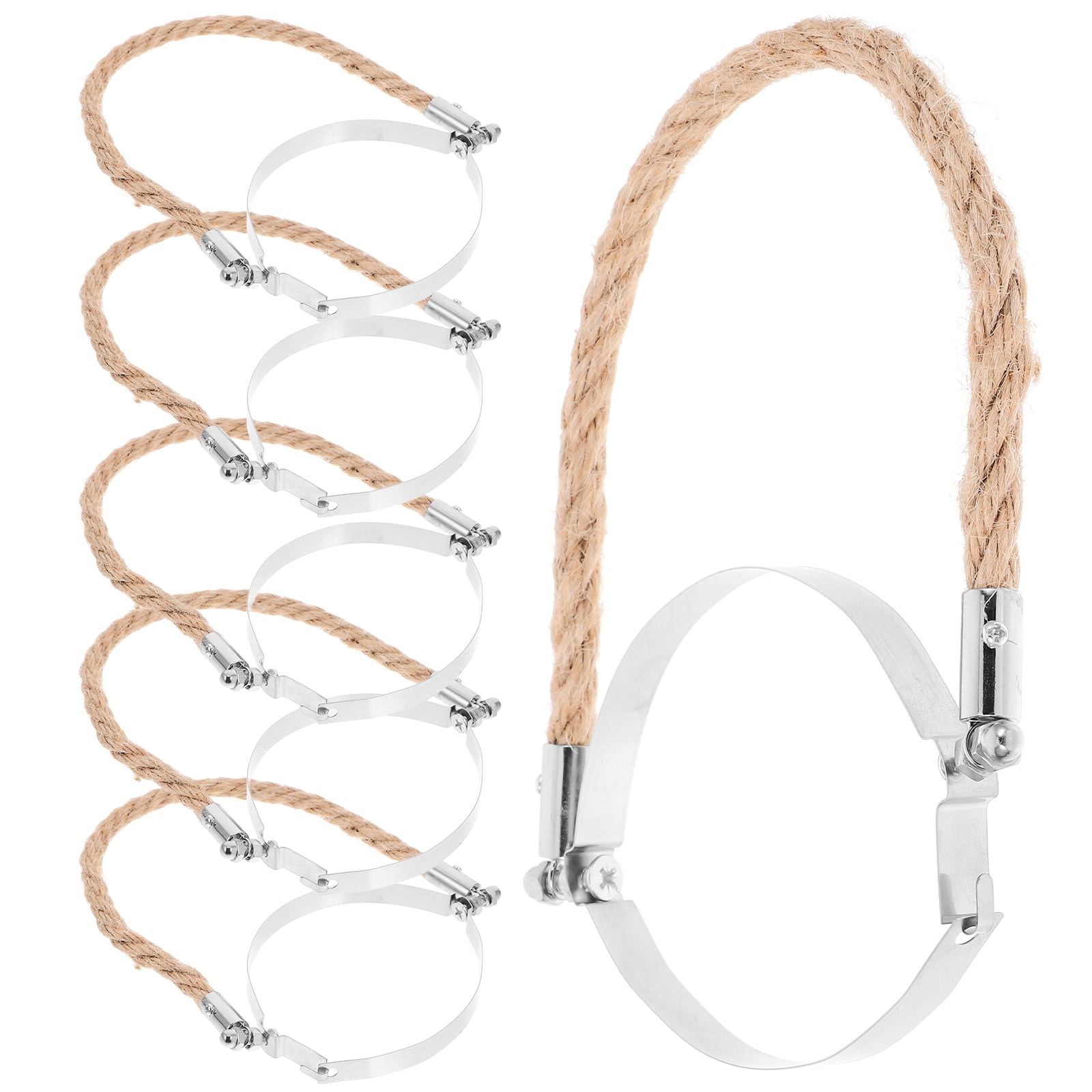 Worgeous 6 Pcs Jelly Bracelets Ring Mason Jar Handle Ball Pint Handles ...