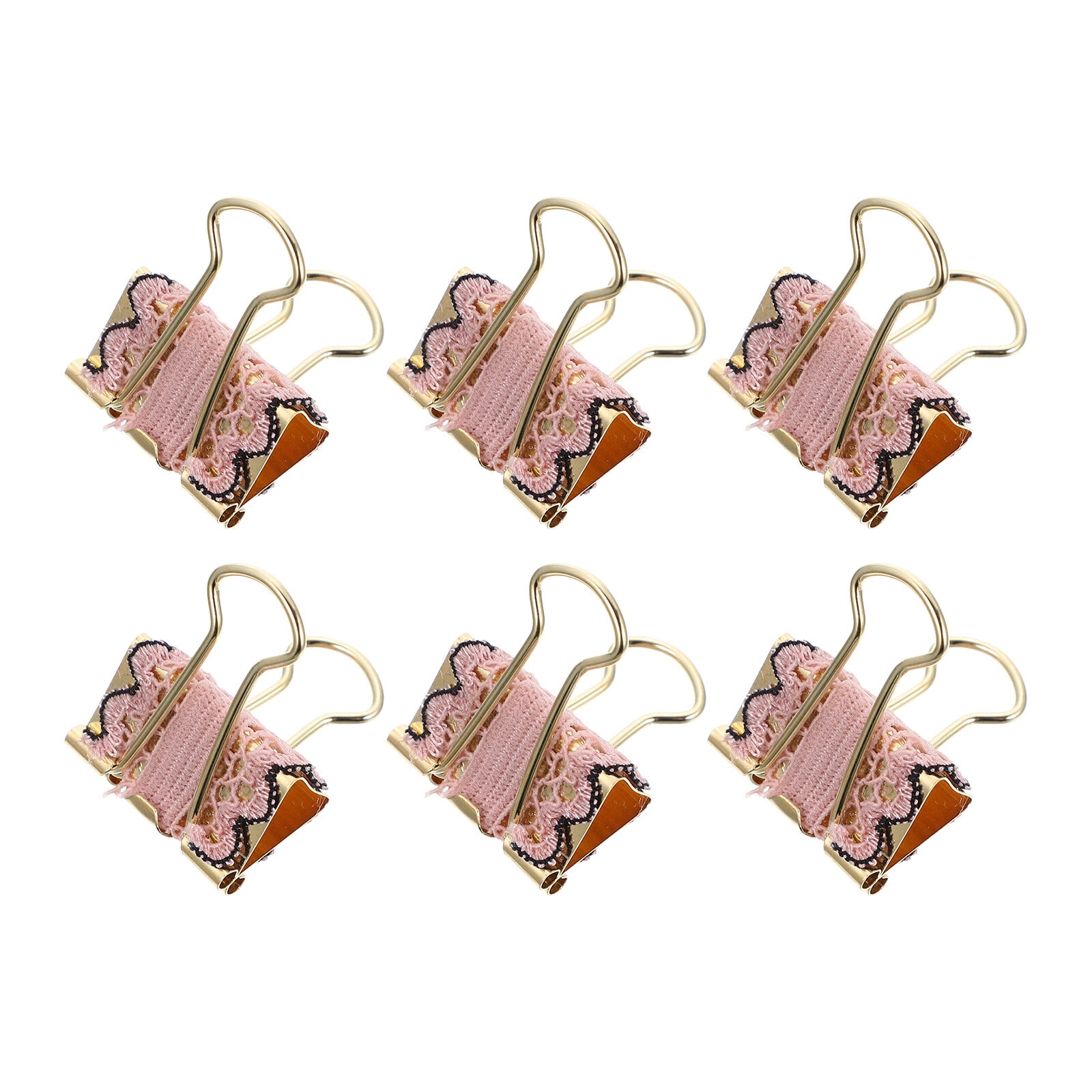 Worgeous 6 Pcs Large Long Tail Clip Dovetail Clips Binder Student ...