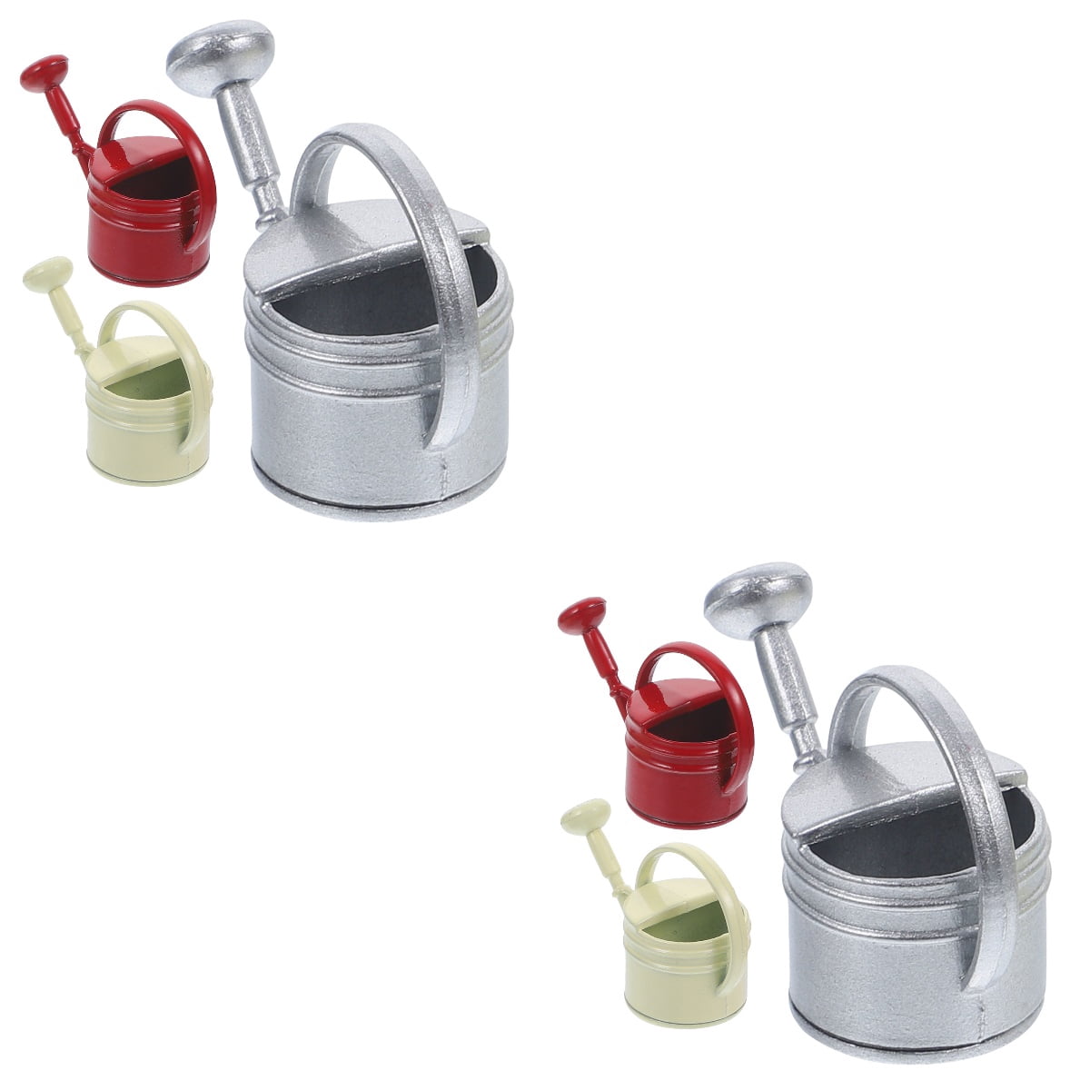 Worgeous 6 Pcs Mini House Watering Can Miniature Gardening Landscape ...