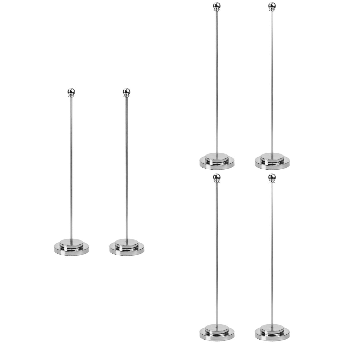 HOOWIFFY Metal Flag Stand for Bathroom, Sturdy Desktop Flag Base Holder ...