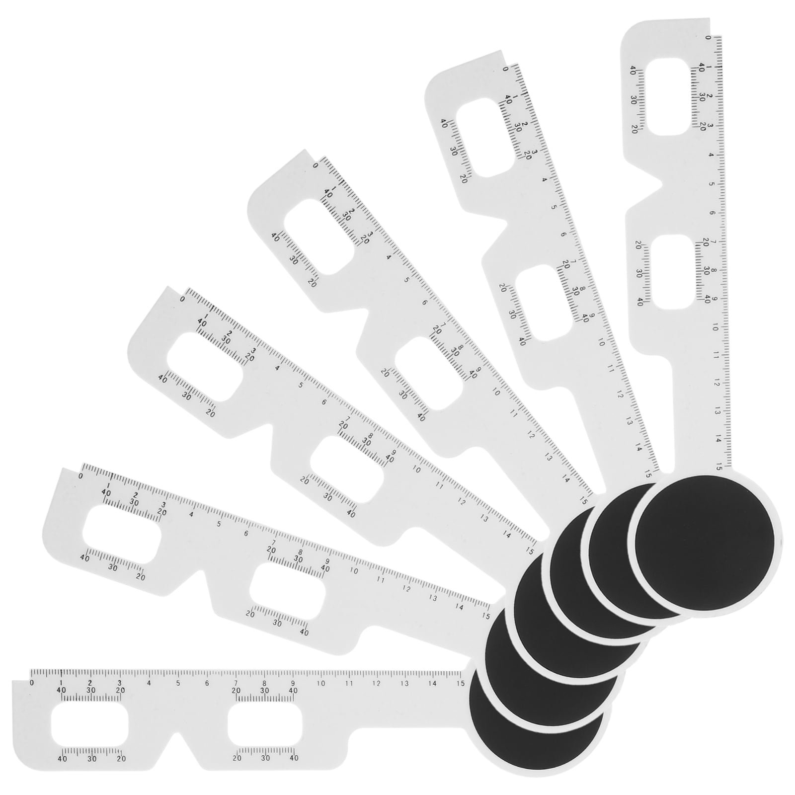 Worgeous 6 Pcs Pd Rulers Pupil Measurement Tool Pupil Distance Meter ...