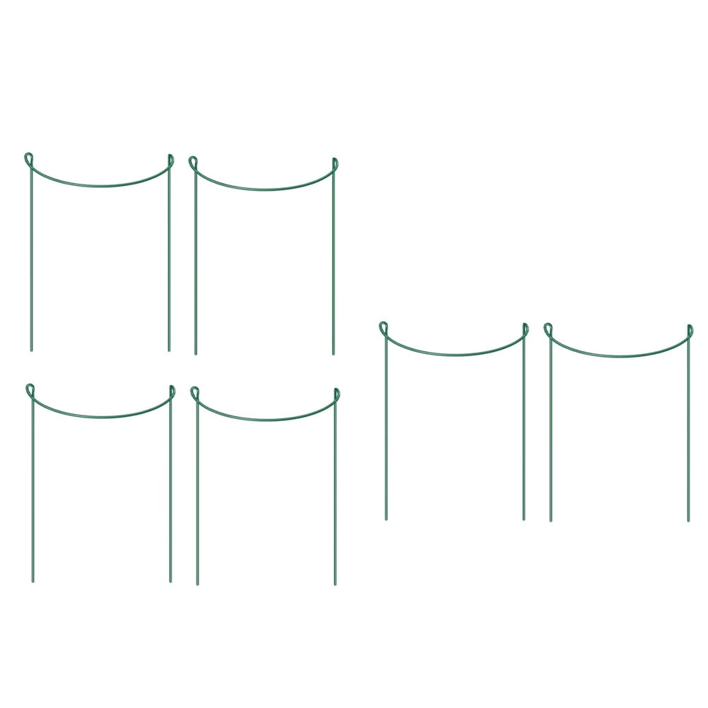 Worgeous 6 Pcs Potted Plant Support Half Round Supports Trellis for ...