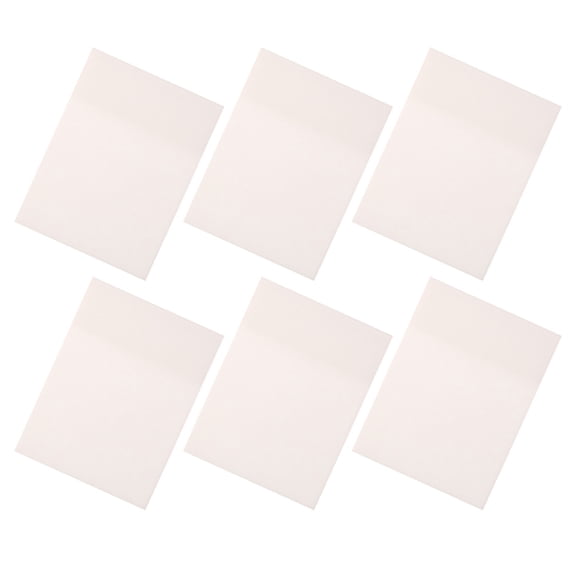 Worgeous 6 Pcs Small Waterproof Note Stickers Memo Pads Office 7.6X5X0 ...