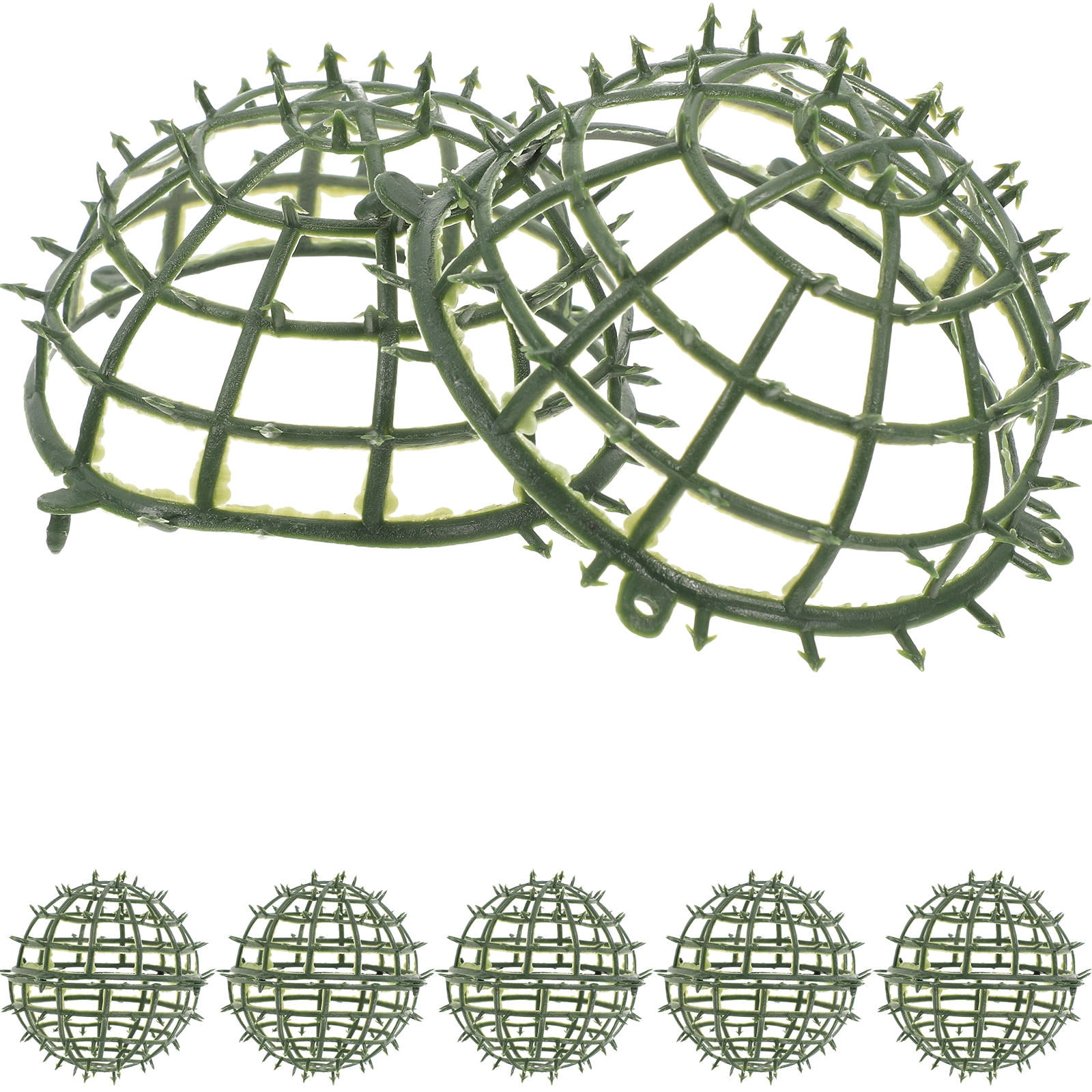 Worgeous 6 Pcs Spheres Flower Arrangement Garden Decor Office 10.00X10 ...