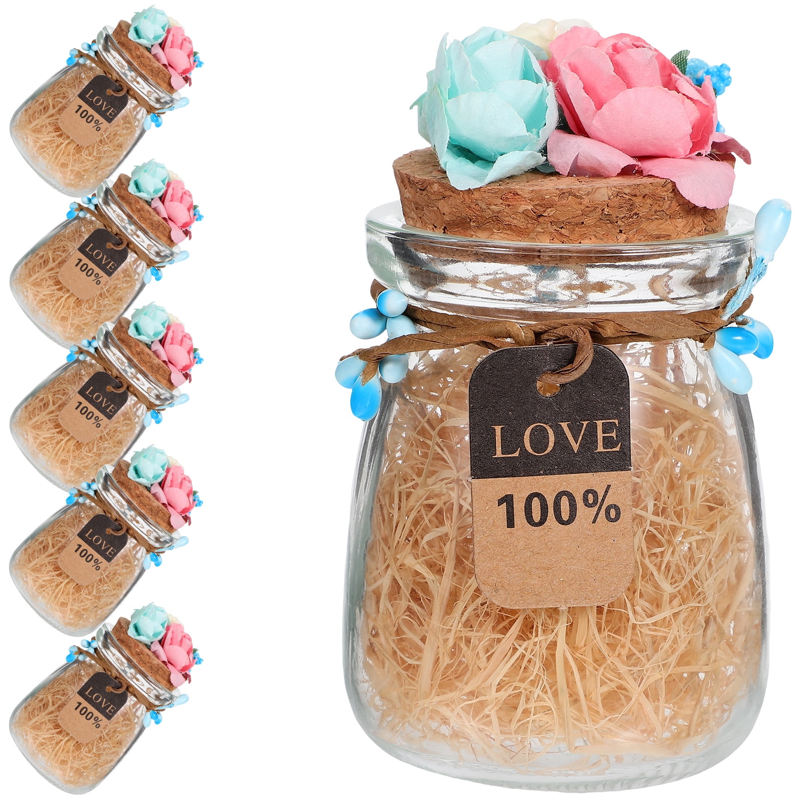 Worgeous 6 Pcs Wedding Candy Jar Treat Kettle Party Favors Reusable ...