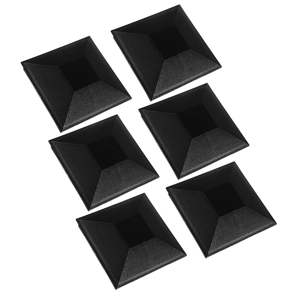 Worgeous 6 Pcs Wooden Fence Cap Fixture Plug Base Stand Outdoor Car ...